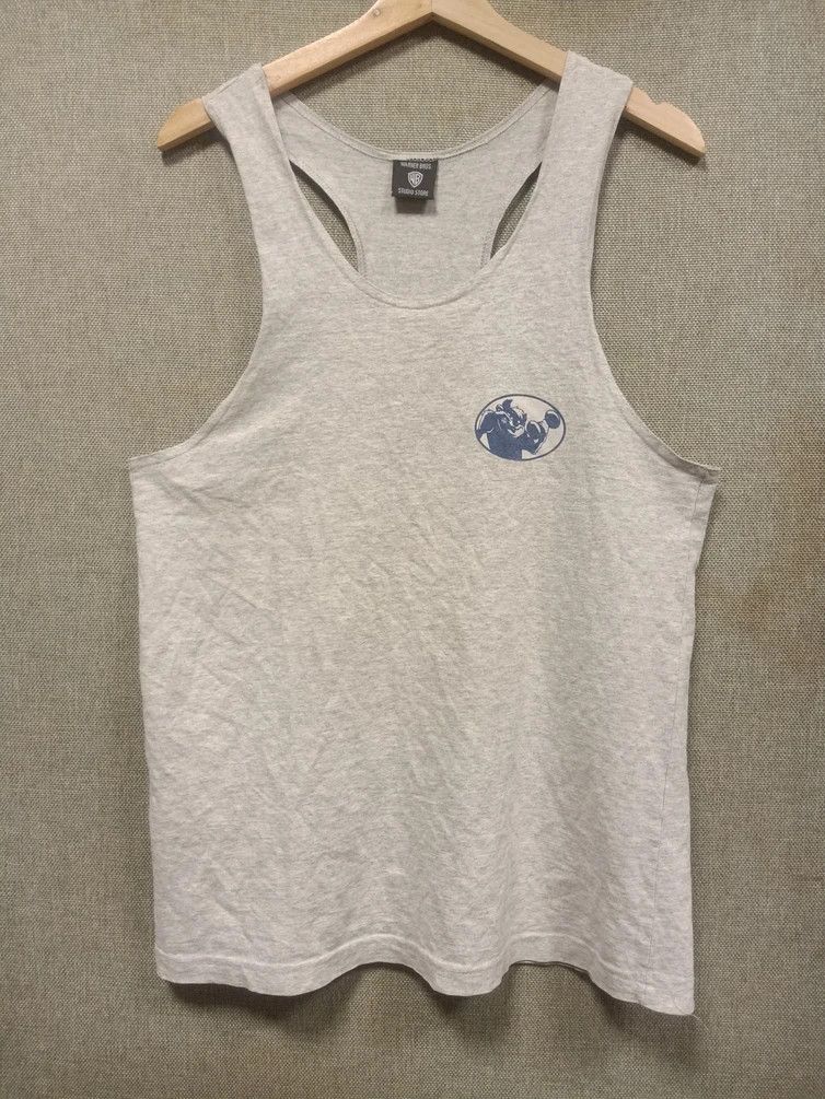 Vintage vintage 90s tank top warner bros studio made in usa | Grailed