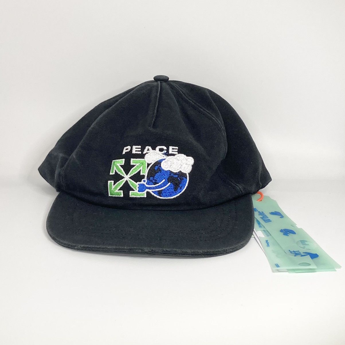 Off-White New Off-White World Peace Embroidered Hat | Grailed