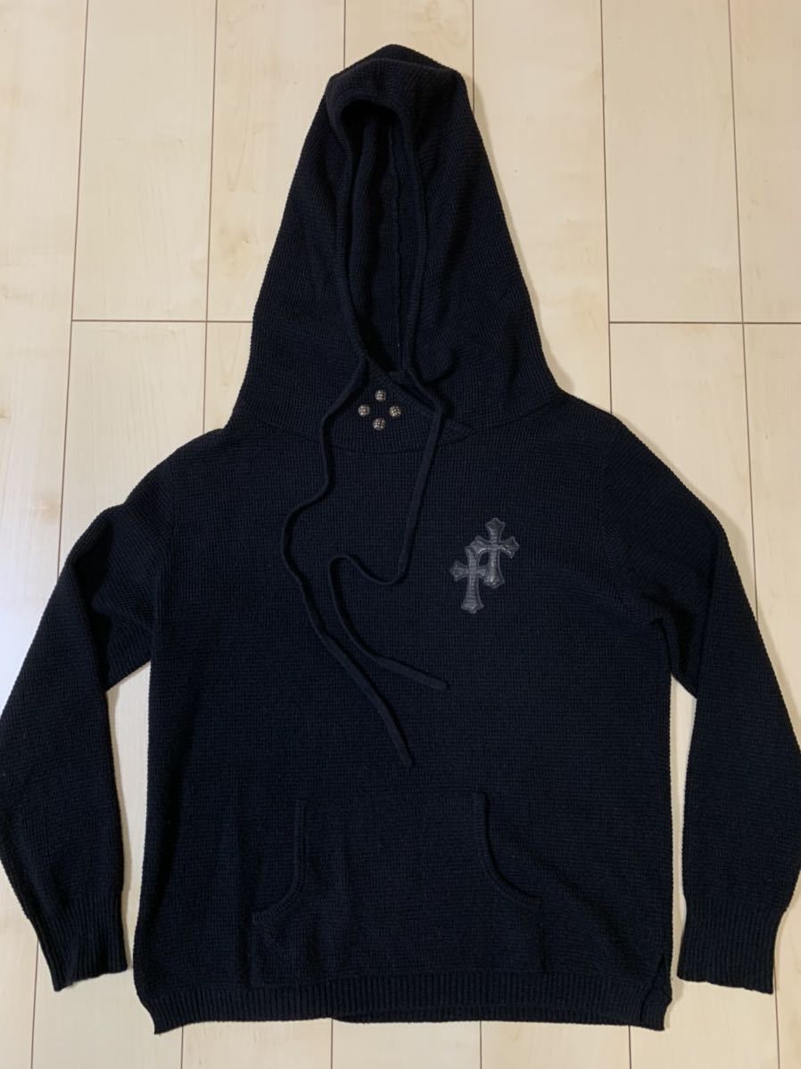 Chrome Hearts Chrome Hearts Cemetery Patch cashmere sweater | Grailed