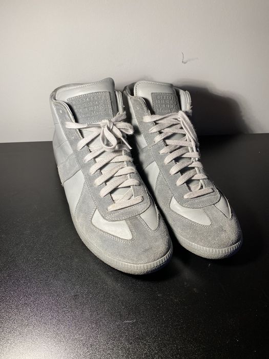 Maison Margiela Maison Margiela Grey High-Top Gats | Grailed