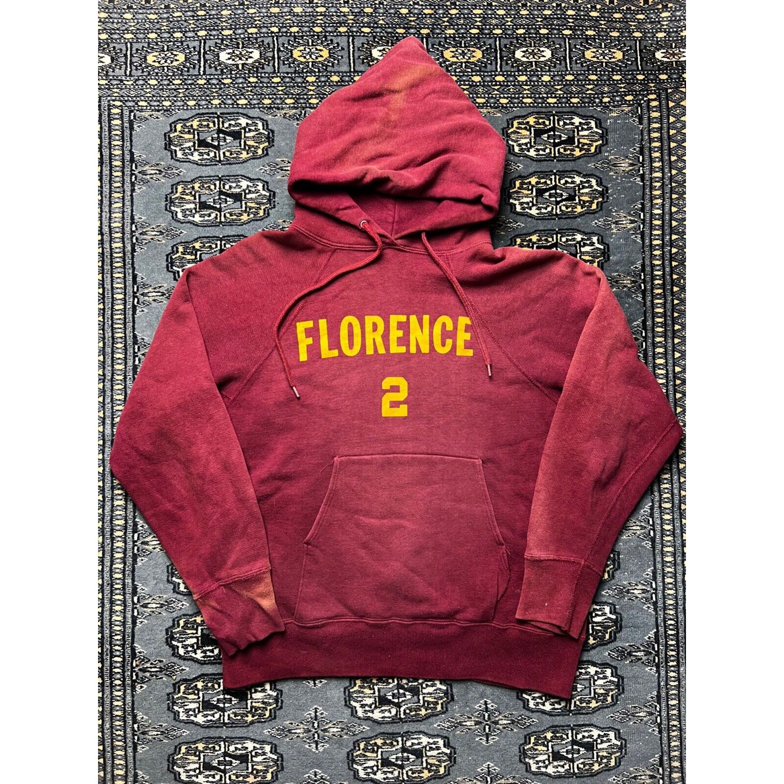 Vintage Vtg Bodyguard Flagg Utica 60s Hoodie Size M Made in USA | Grailed