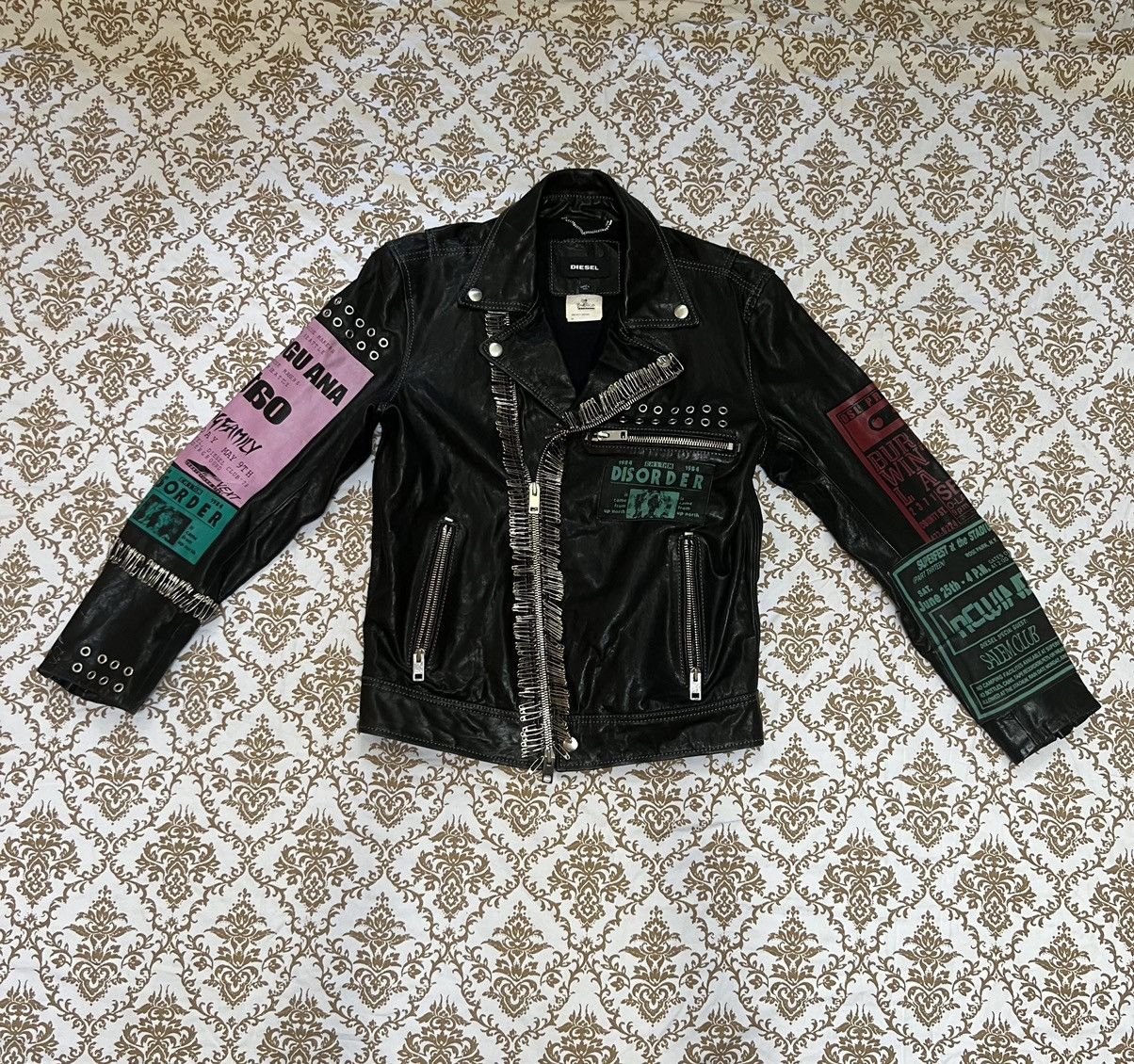 Diesel Sold out Diesel x MGK leather jacket | Grailed