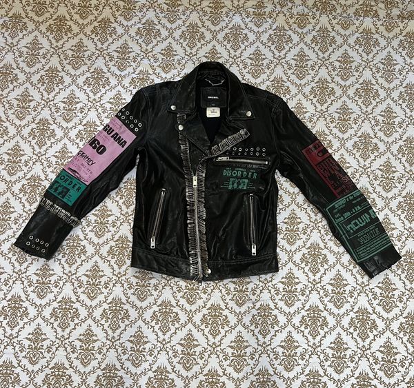 Diesel Sold out Diesel x MGK leather jacket | Grailed