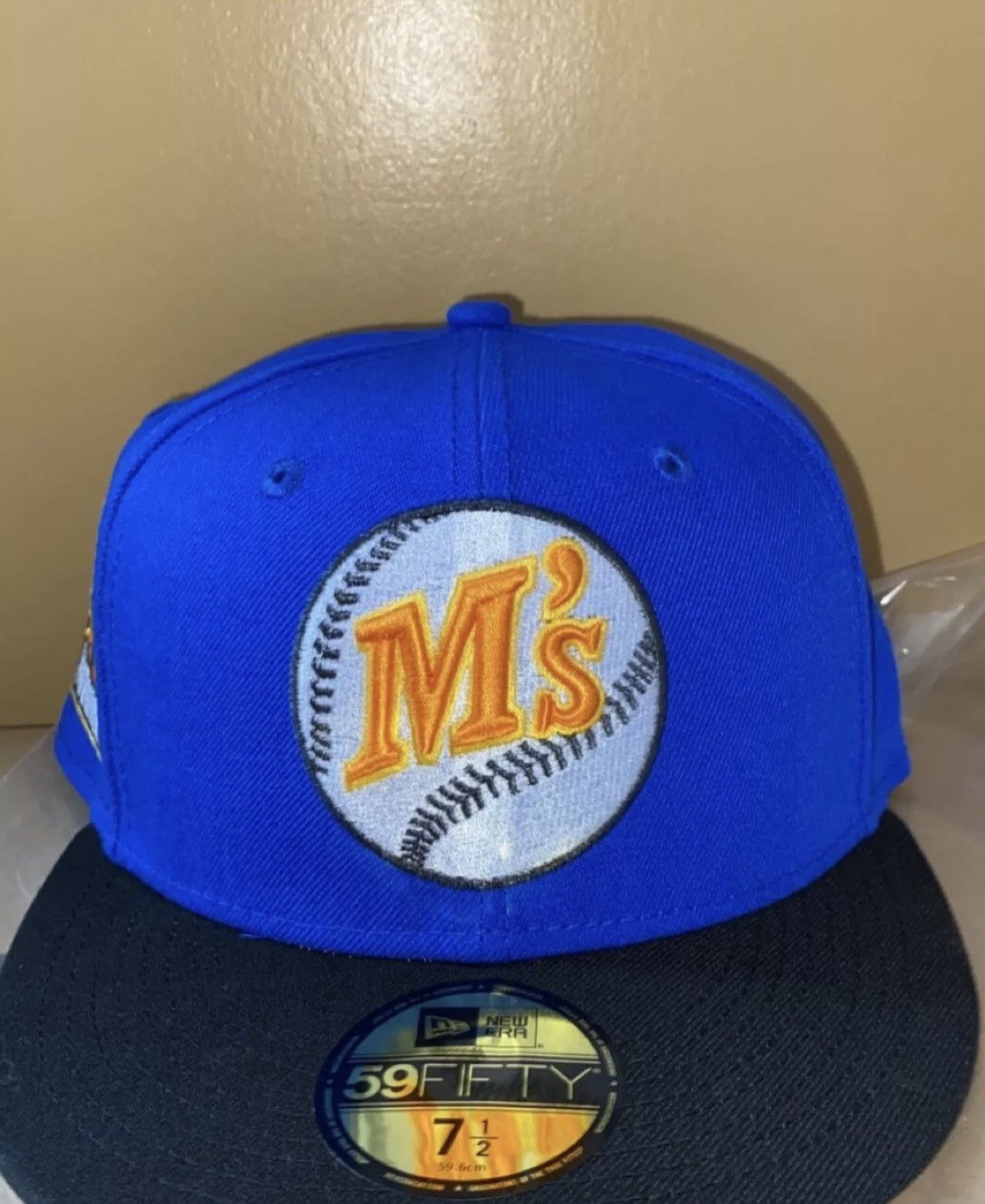 New Era Seattle Mariners Fitted Hat Size 7 1/2 Capanova Blue Bead | Grailed