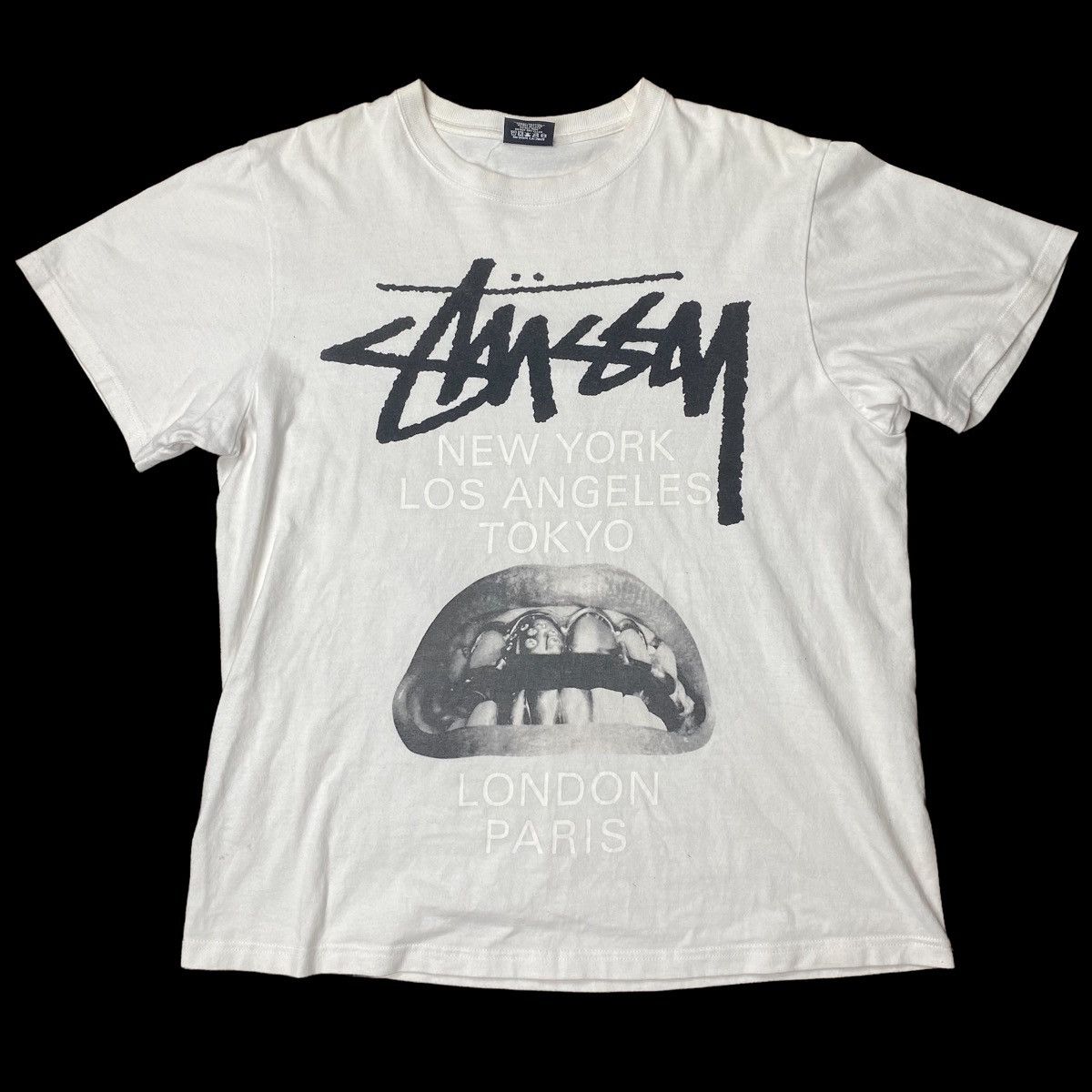 Rick Owens × Streetwear × Stussy 🔥Stussy x Rick Owens White tee | Grailed