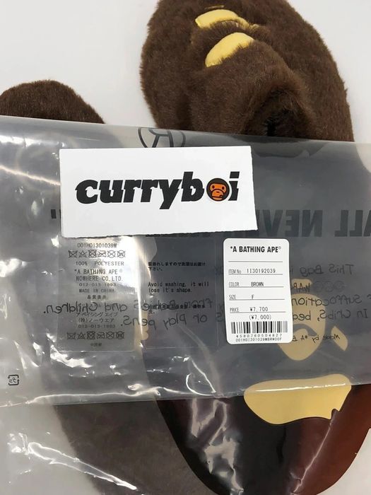 Bape (One Size) Bape Ape Head Slippers | Grailed