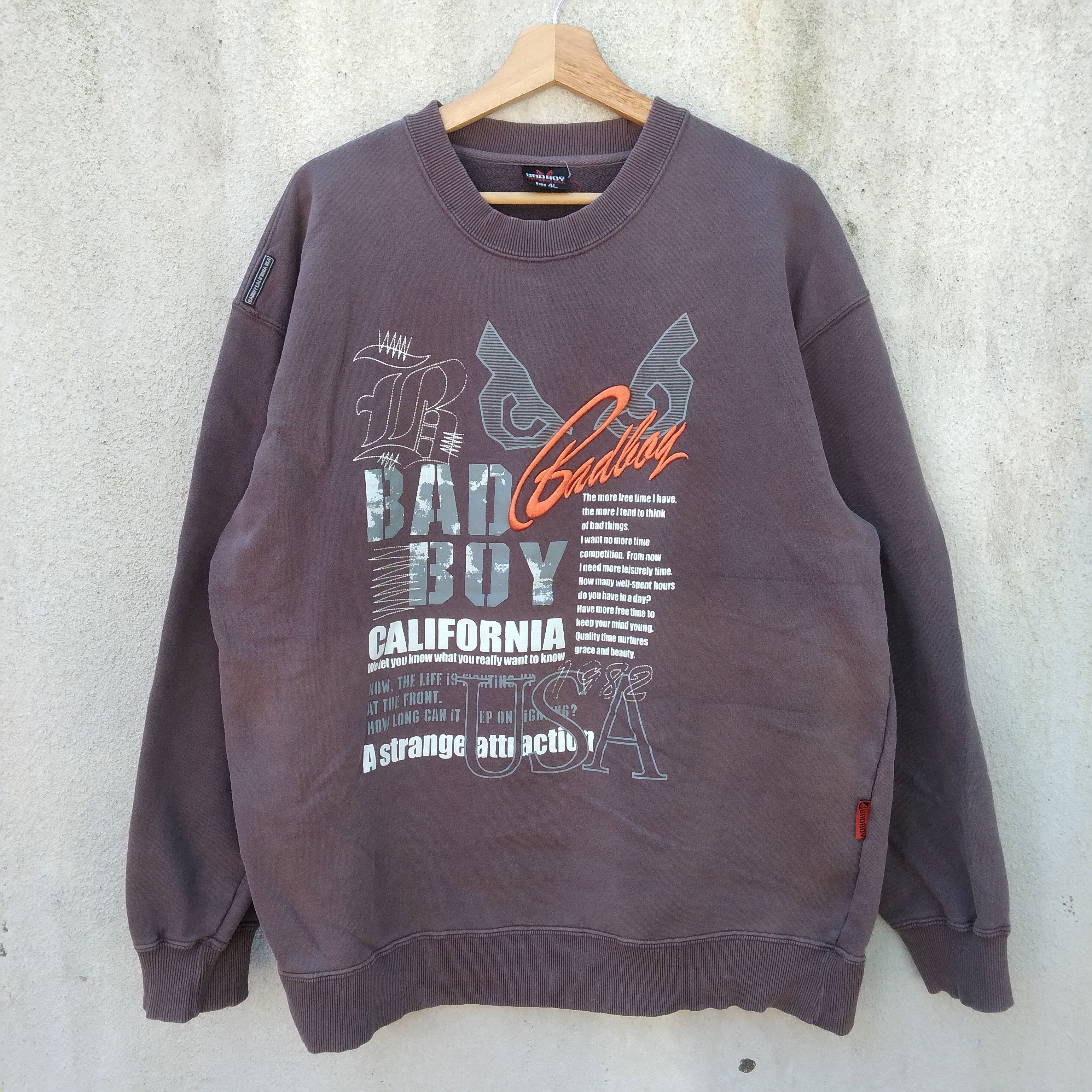 Japanese Brand × Vintage Vintage Bad boy Embroidery Big Logo Graffiti ...