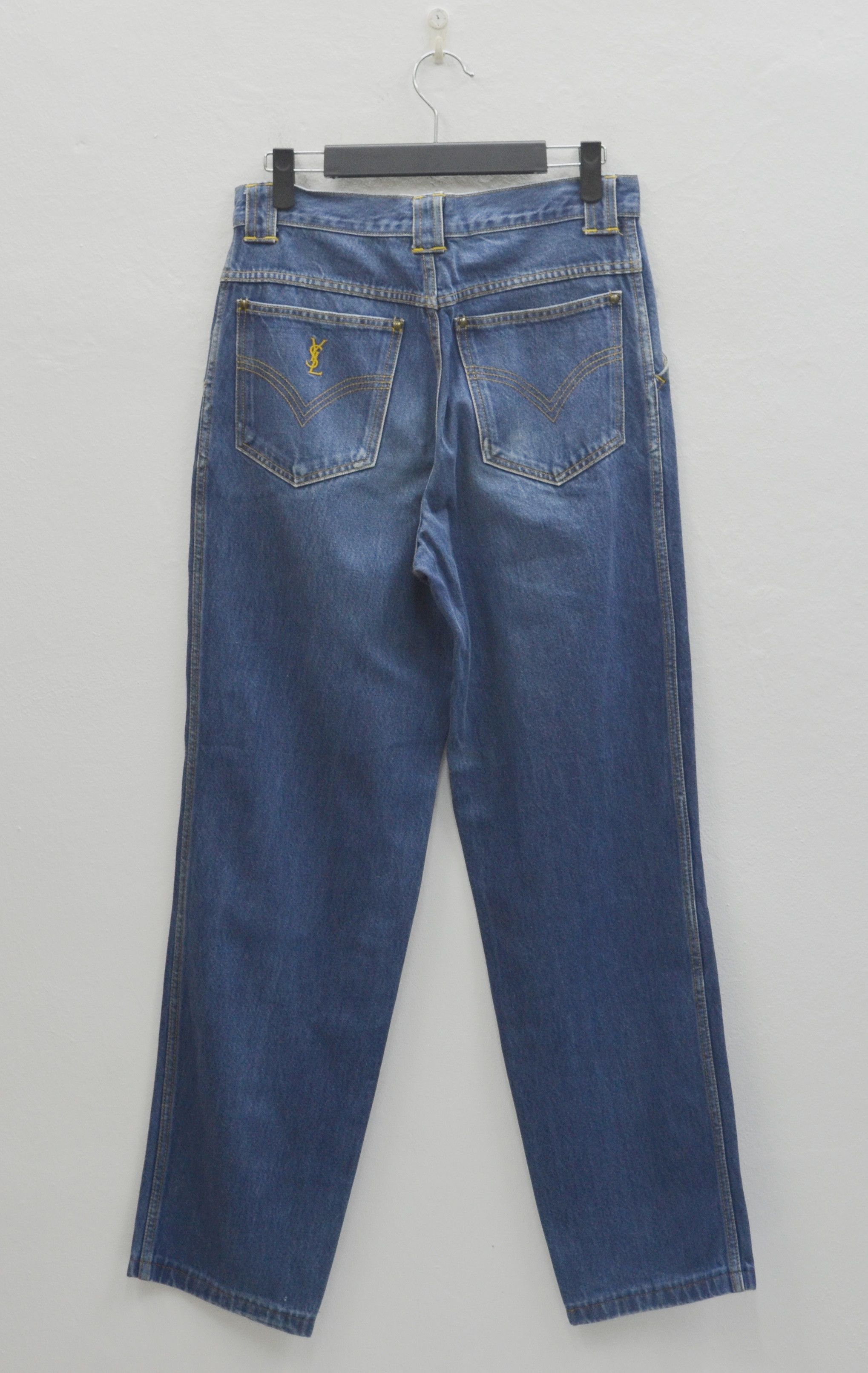 Yves Saint Laurent YSL Vintage Denim Pants Mom Jeans | Grailed