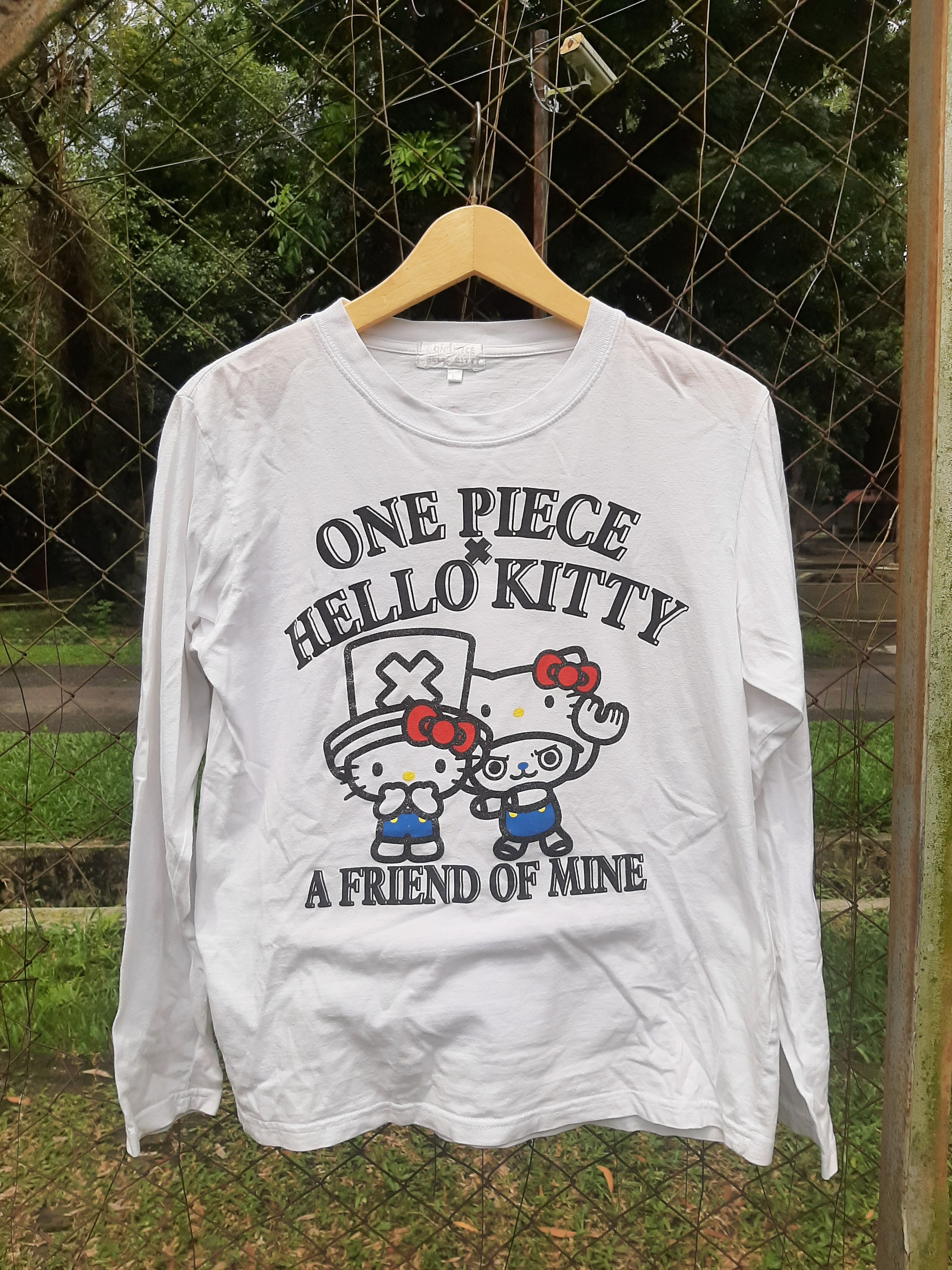 One Piece Rare Vintage Hello Kitty x One Piece Chopper Longsleeve | Grailed