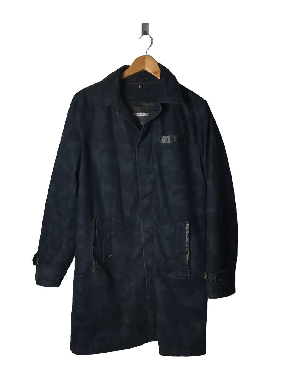 Camo × Made In Usa Buckaroo American Leather Brand Camouflage Long Coat ...