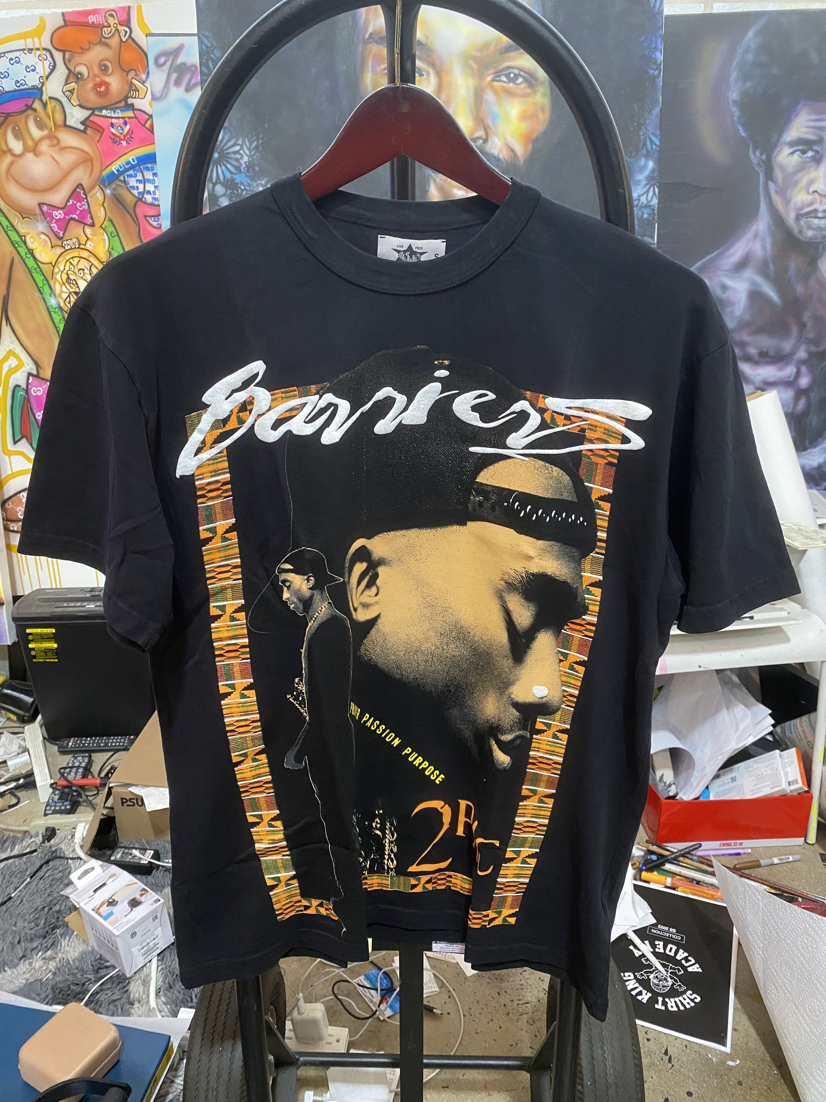 Barriers Barriers x 2pac Tee | Grailed