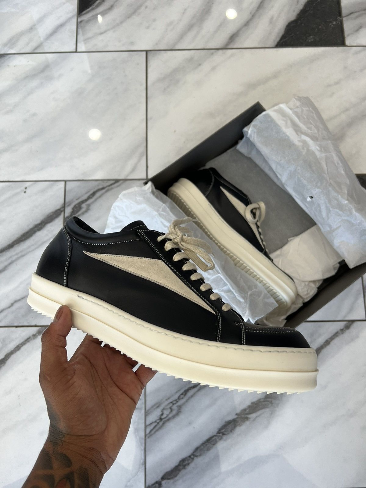Rick Owens Rick Owens Vans FW22 “Strobe” Vintage Sneakers | Grailed
