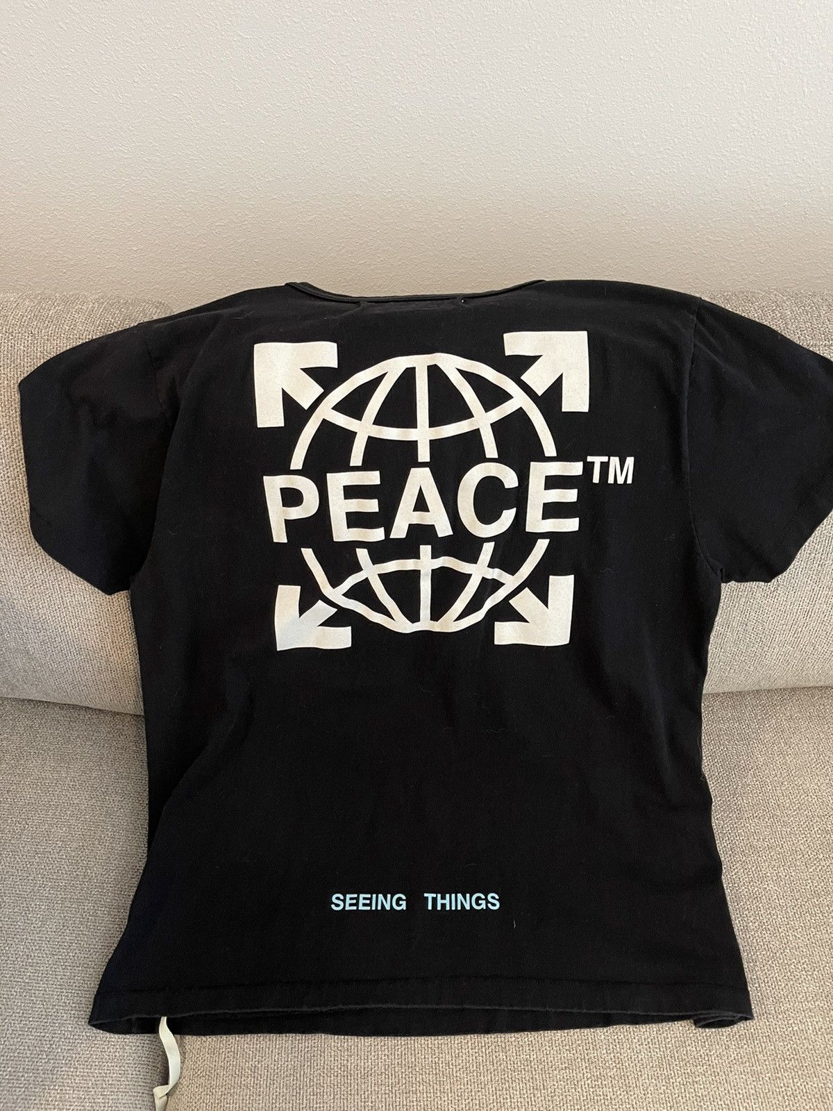 Off-White Off White Peace Seeing Things T Shirt | Grailed