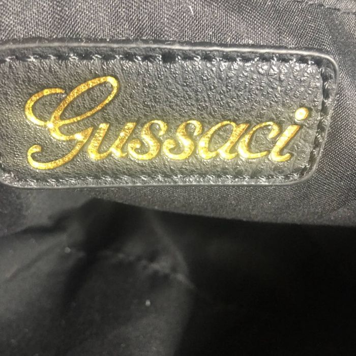 Other NWT $99 GUSSACI BLACK VEGAN LEATHER HANDBAG TOTE | Grailed