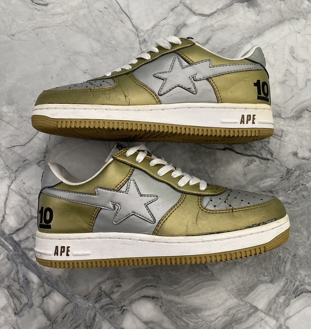Bape Bape 10th Anniversary Bapestas OG | Grailed