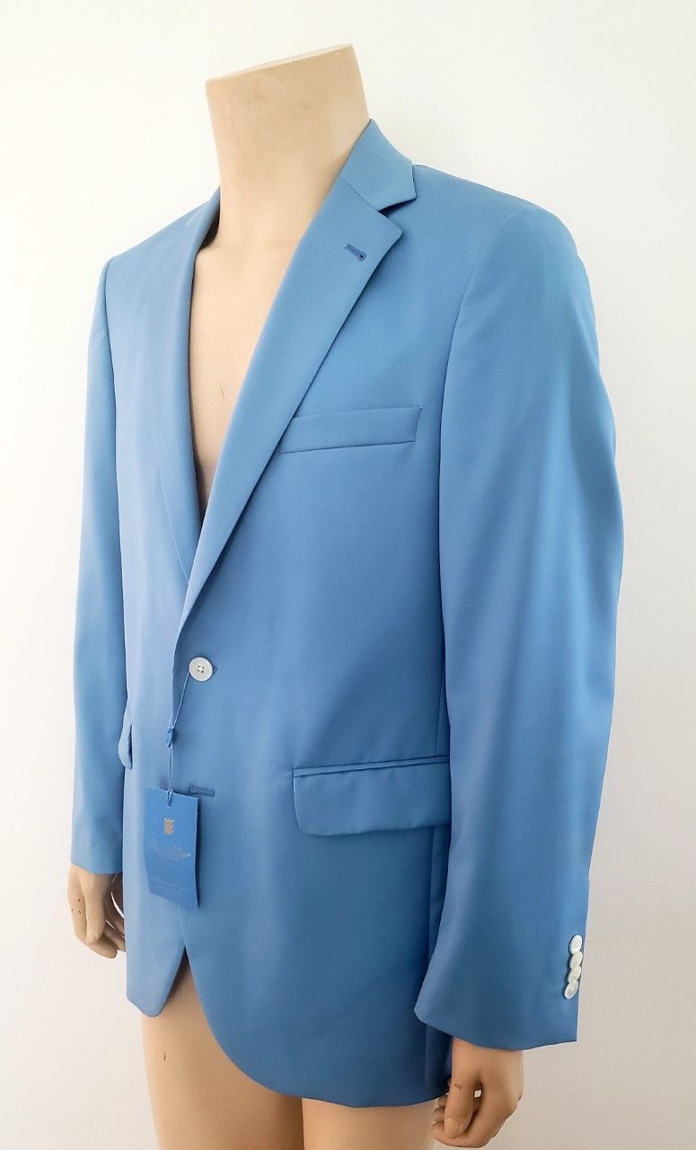 Ben Silver Ben Silver blazer 40R sky blue wool NWT orig price $995 ...