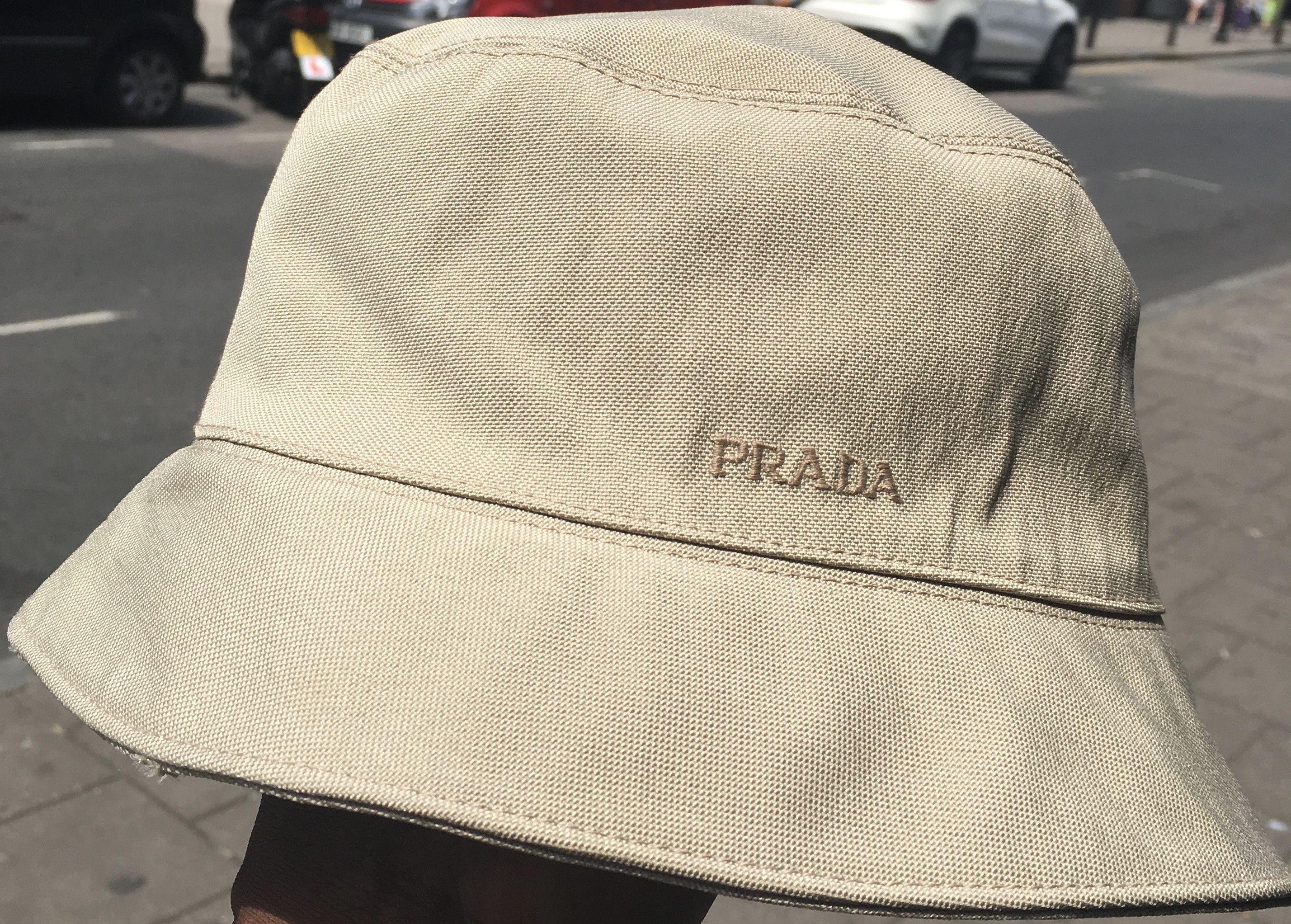 Prada Beige Hat | Grailed