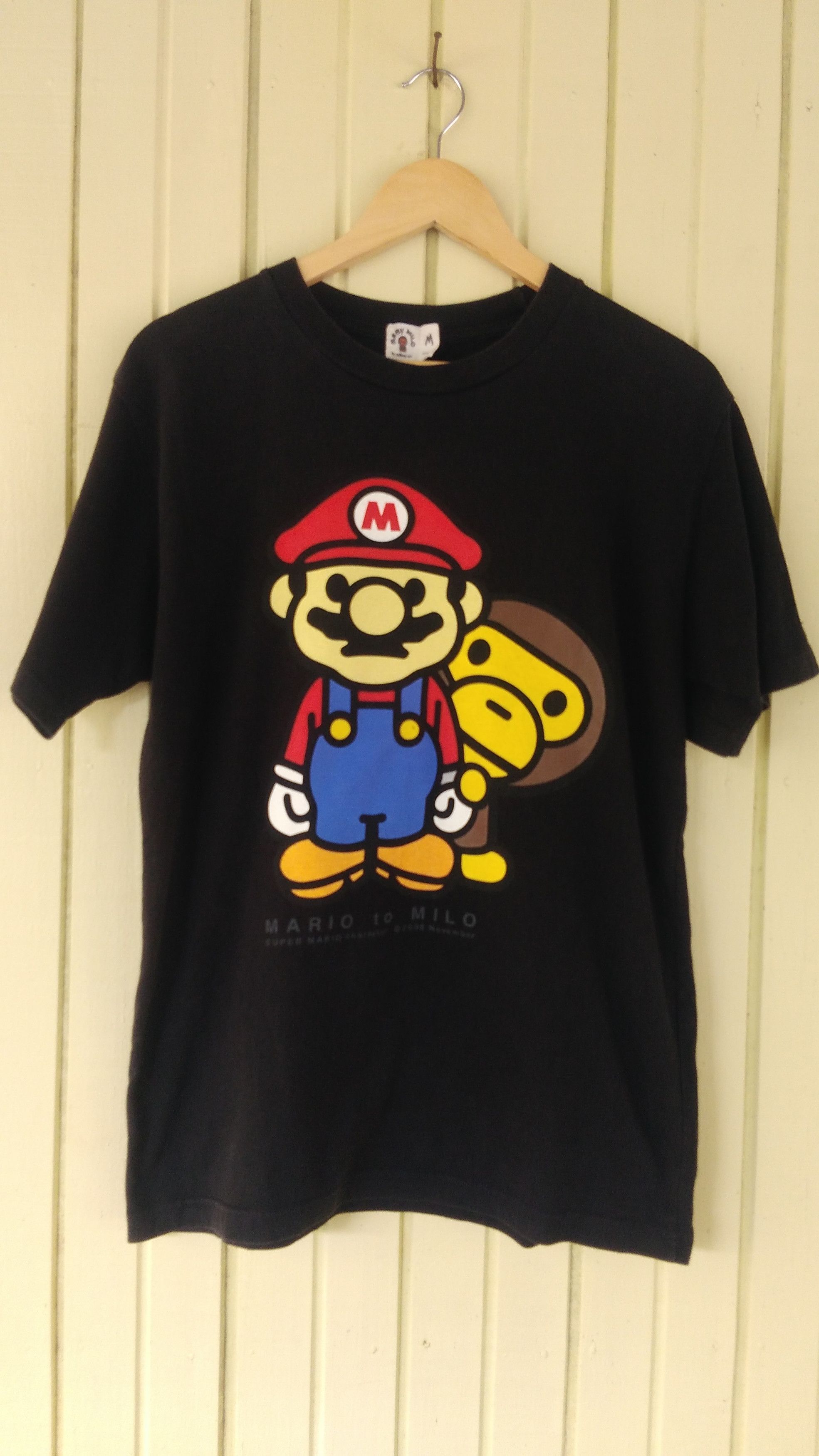 Bape Baby milo x mario | Grailed