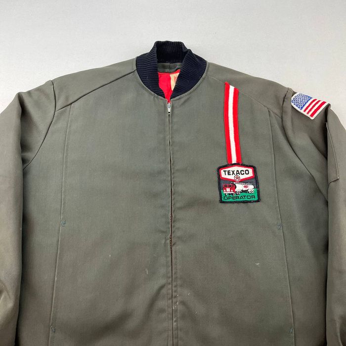 Vintage Vintage Texaco Operators Work Jacket Medium Green Uniform | Grailed