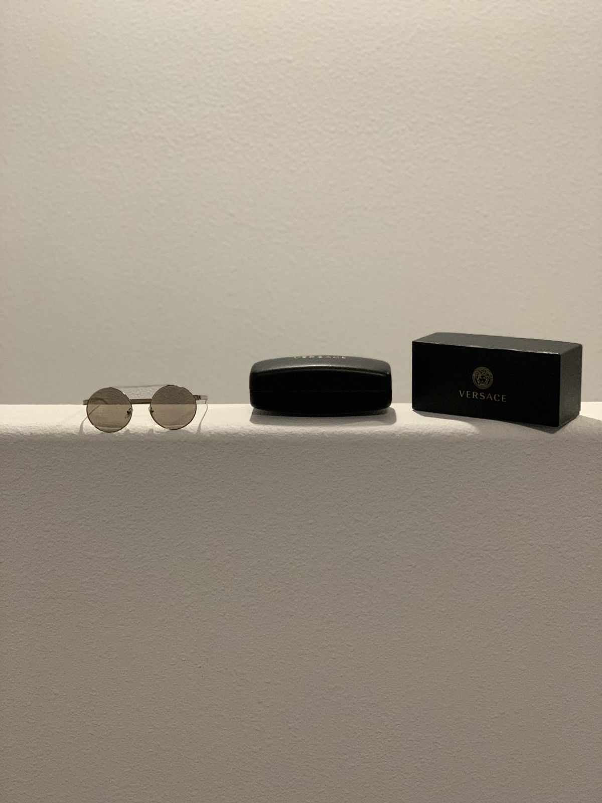 Versace Versace 24k gold monogram sunglasses | Grailed