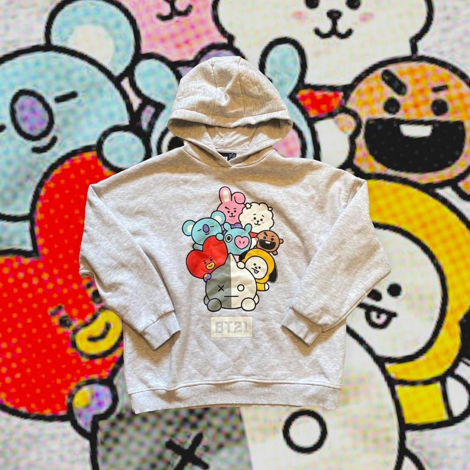 Vintage BT21 BTS Official Hoodie | Grailed