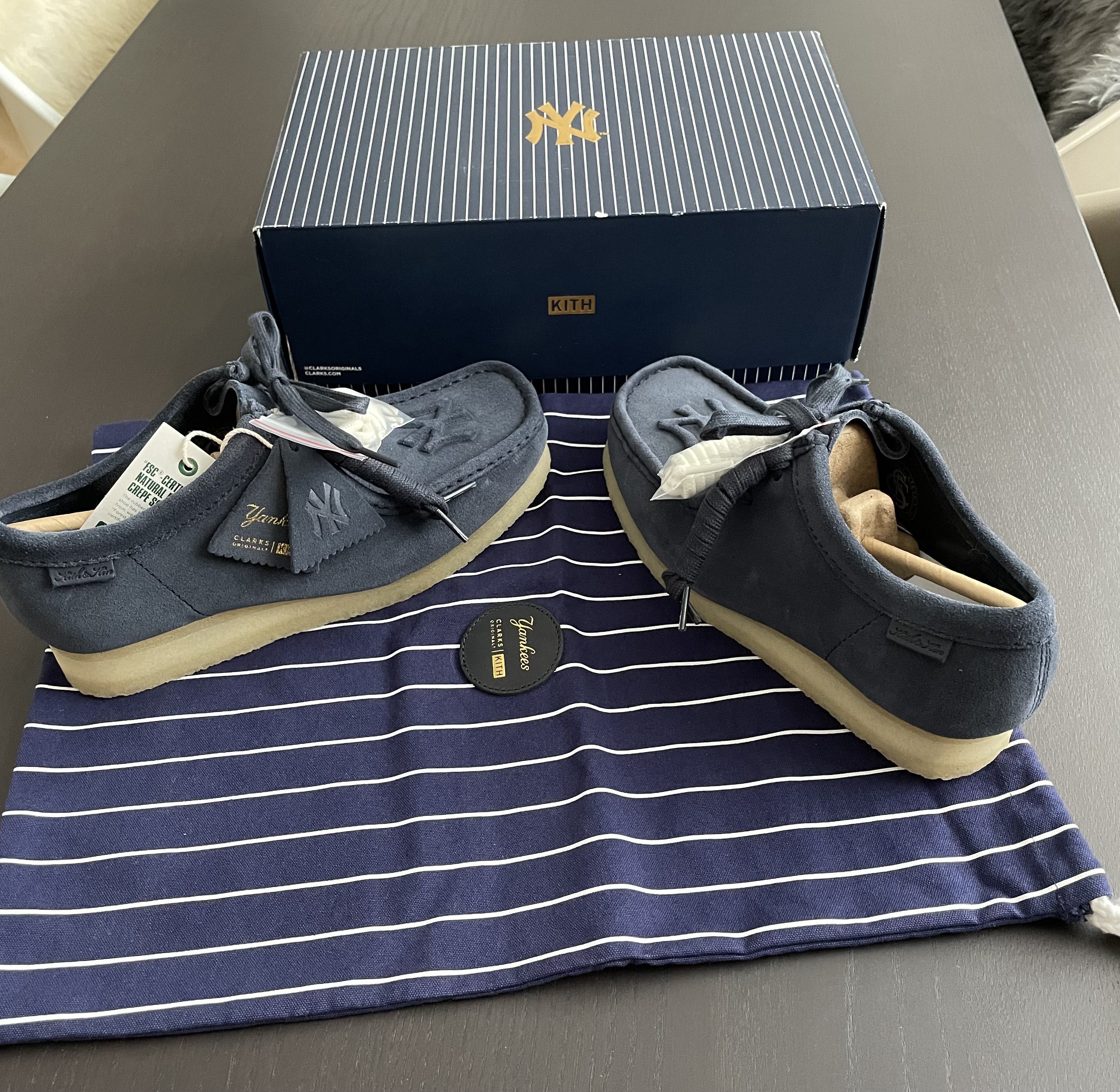 Clarks Kith & Clarks for New York Yankees Wallabee | Grailed