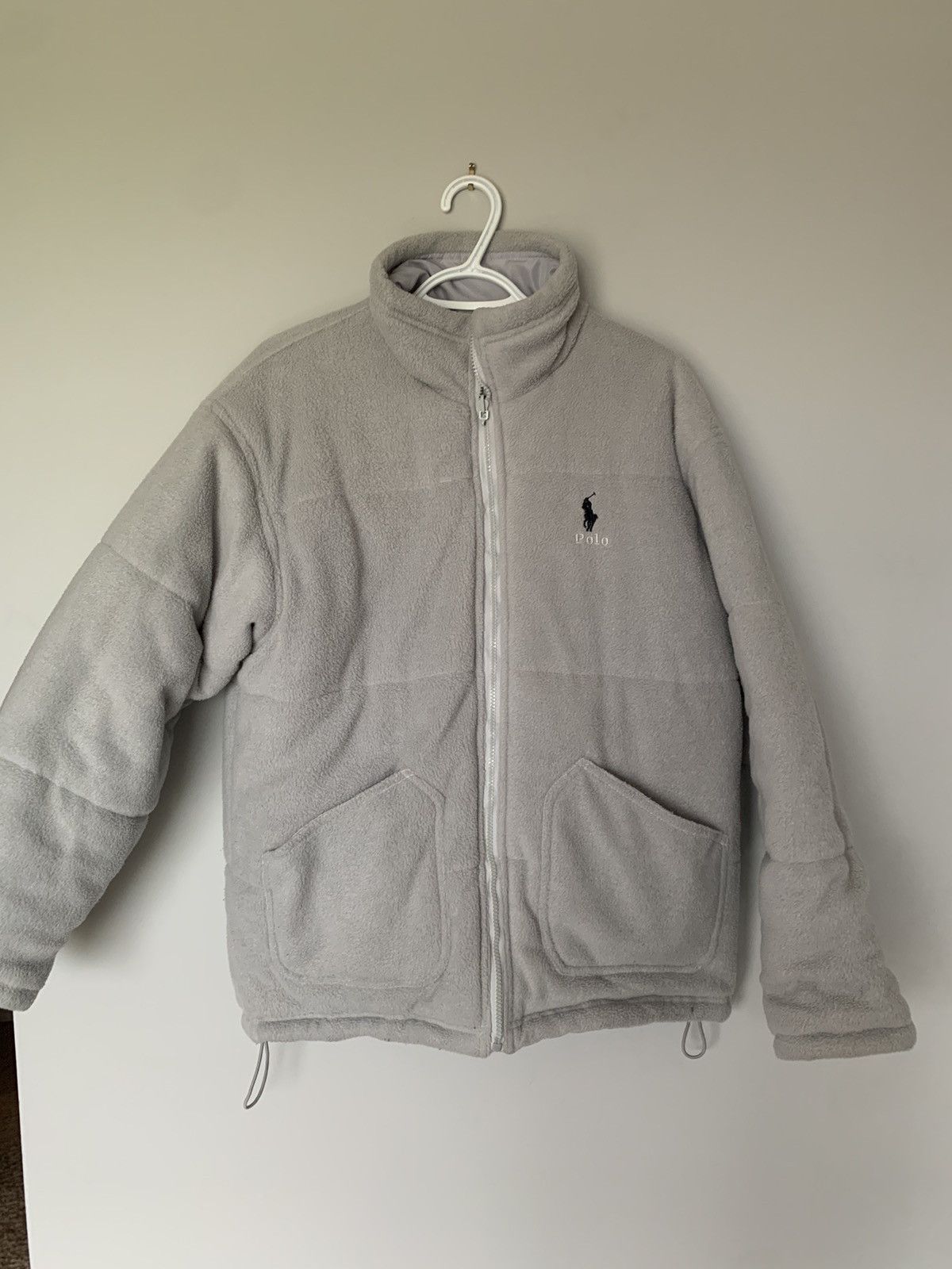 Polo Ralph Lauren REVERSIBLE Polo RL Fleece/Nylon puffer | Grailed