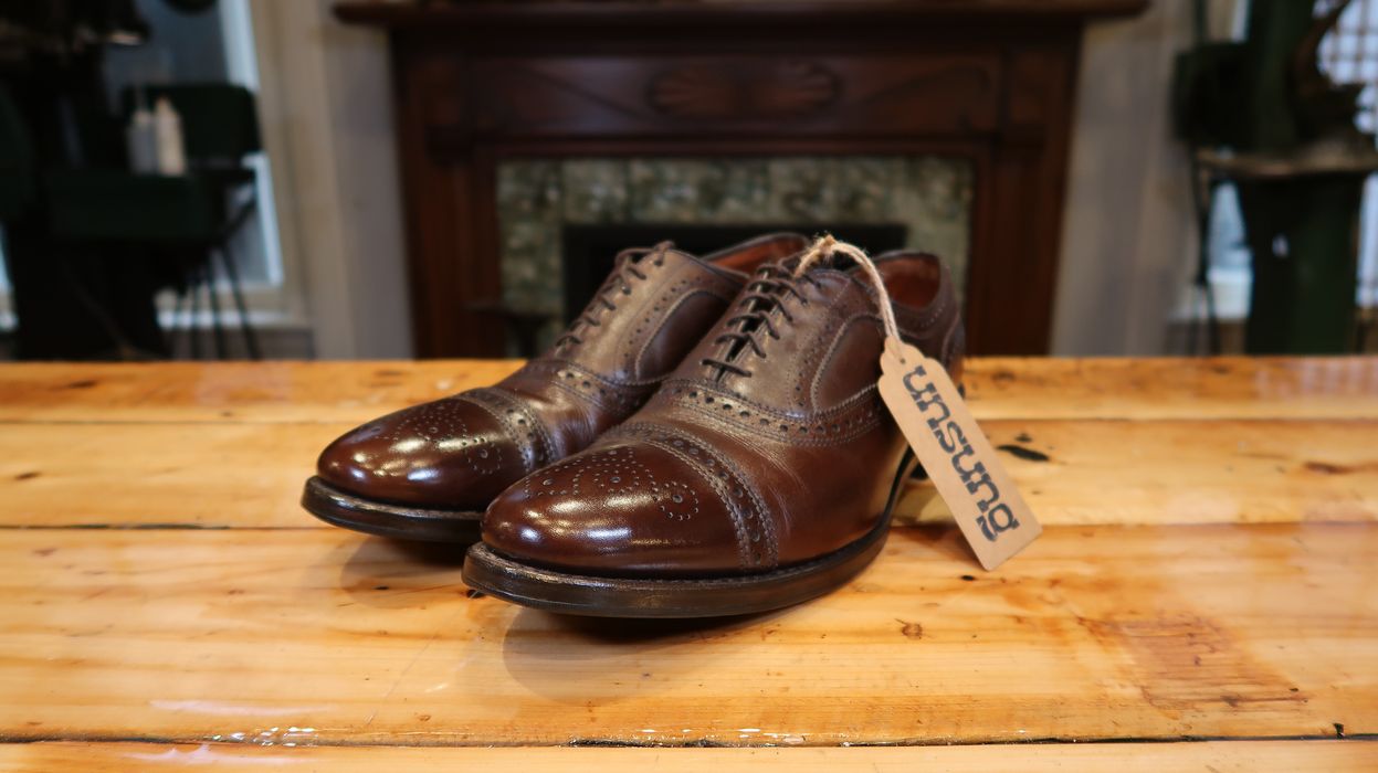 Brooks Brothers Brooks Brothers Full Brogue Short Wing Dress Shoe | Grailed