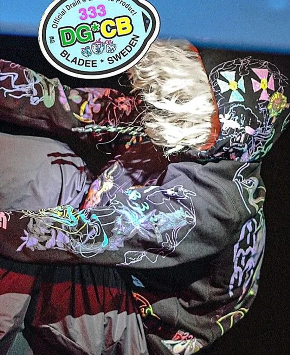 Sad Boys Bladee 333 Exstasia Hoodie Black | Grailed