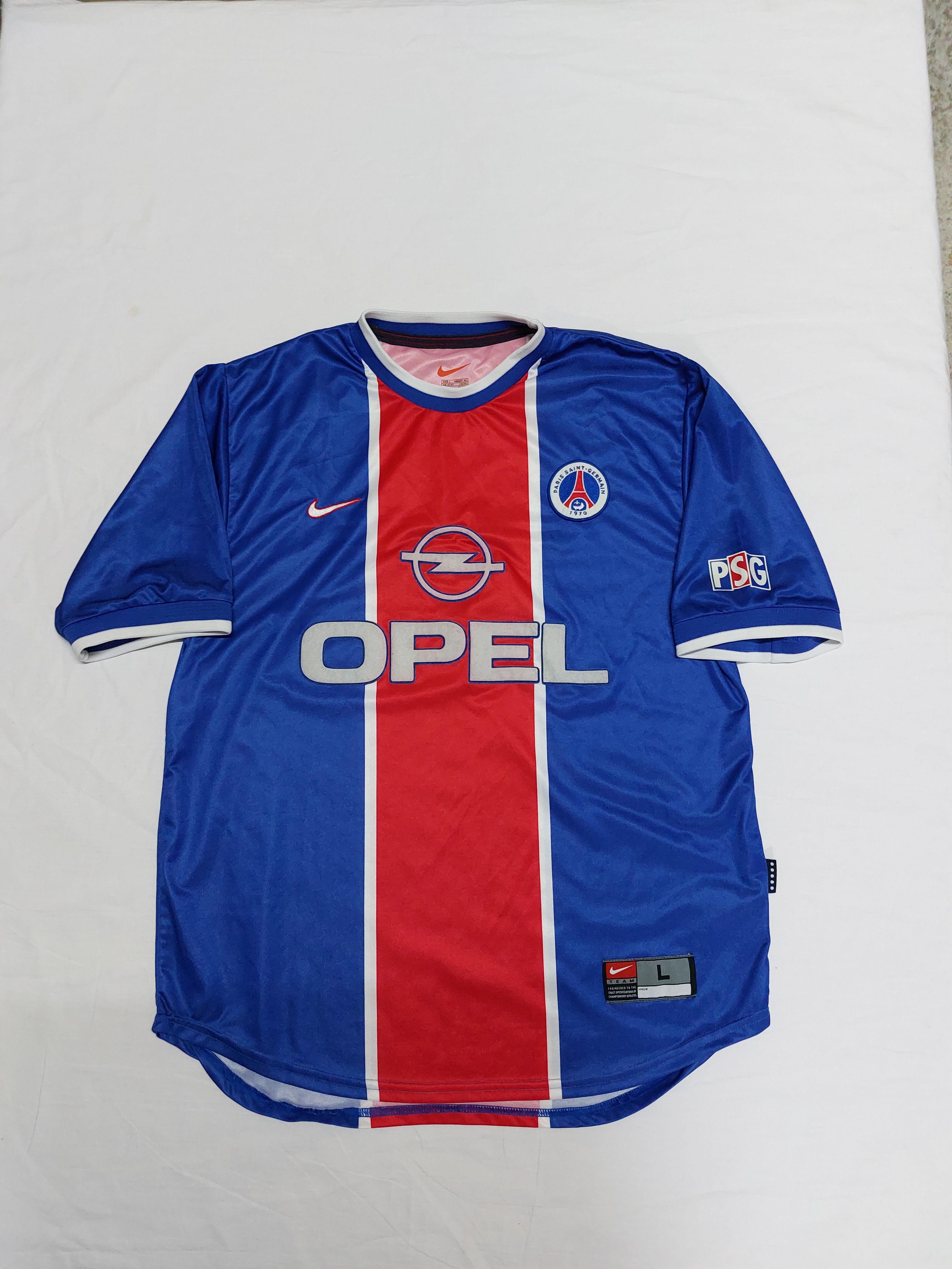 Nike PSG PARIS SAINT GERMAIN FRANCE 1998/1999 HOME FOOTBALL | Grailed
