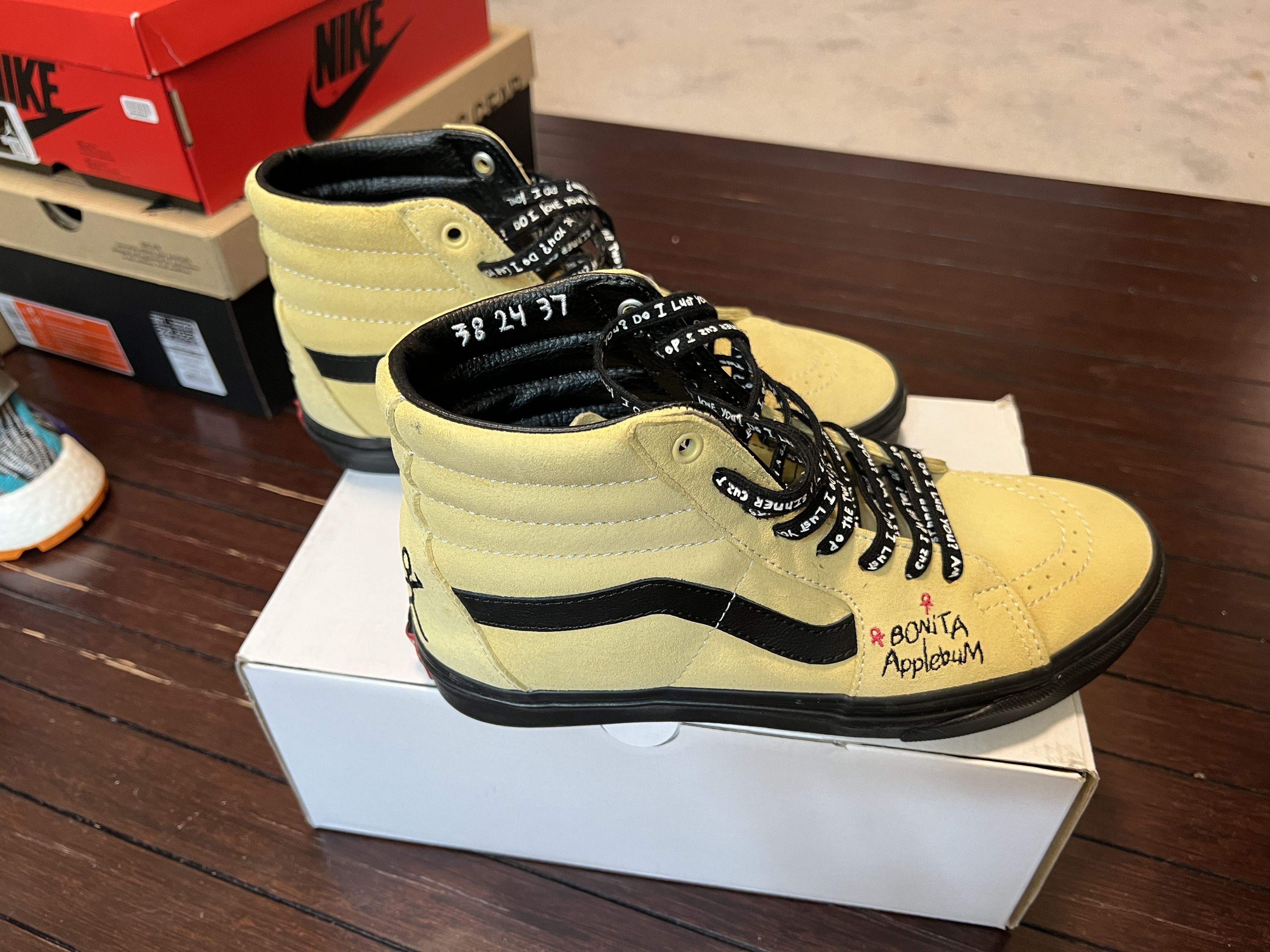 Vans Vans Sk8-Hi A Tribe Called Quest (Yellow) | Grailed
