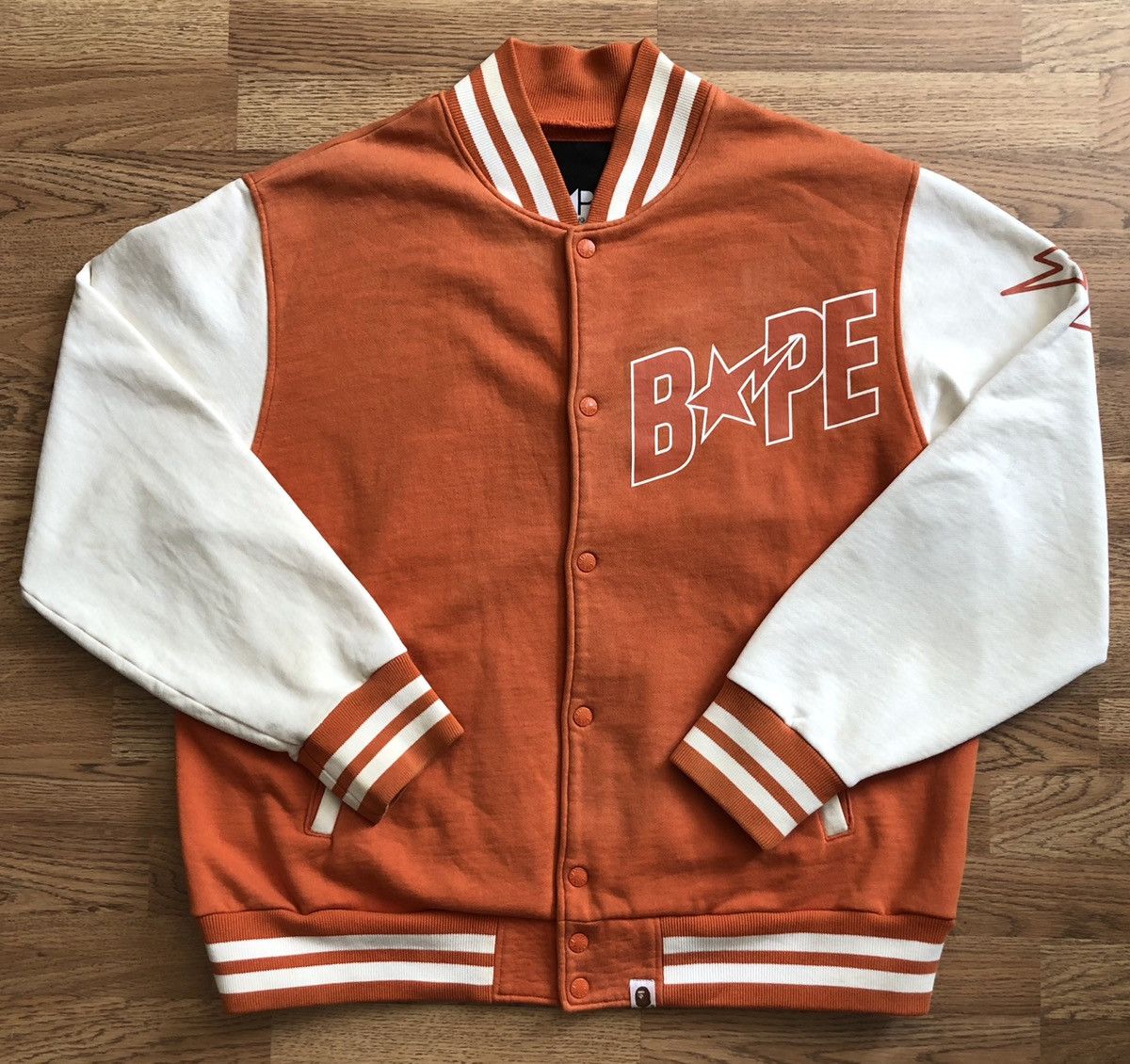 Bape OG 2006 Bapesta Sweat Varsity Jacket | Grailed