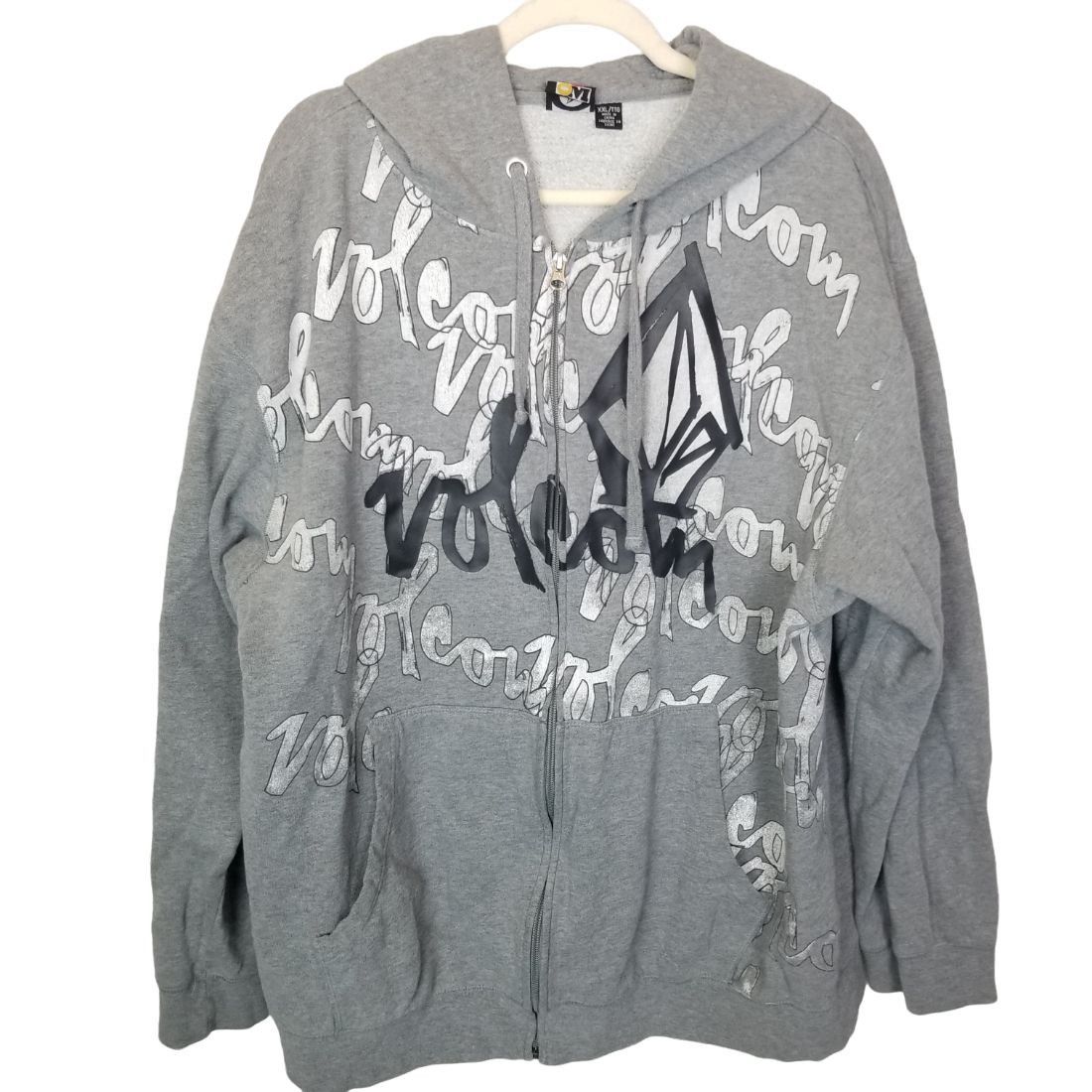 Volcom Volcom XXL Spell Out Long Sleeves Full Zip Tagger Hoodie | Grailed