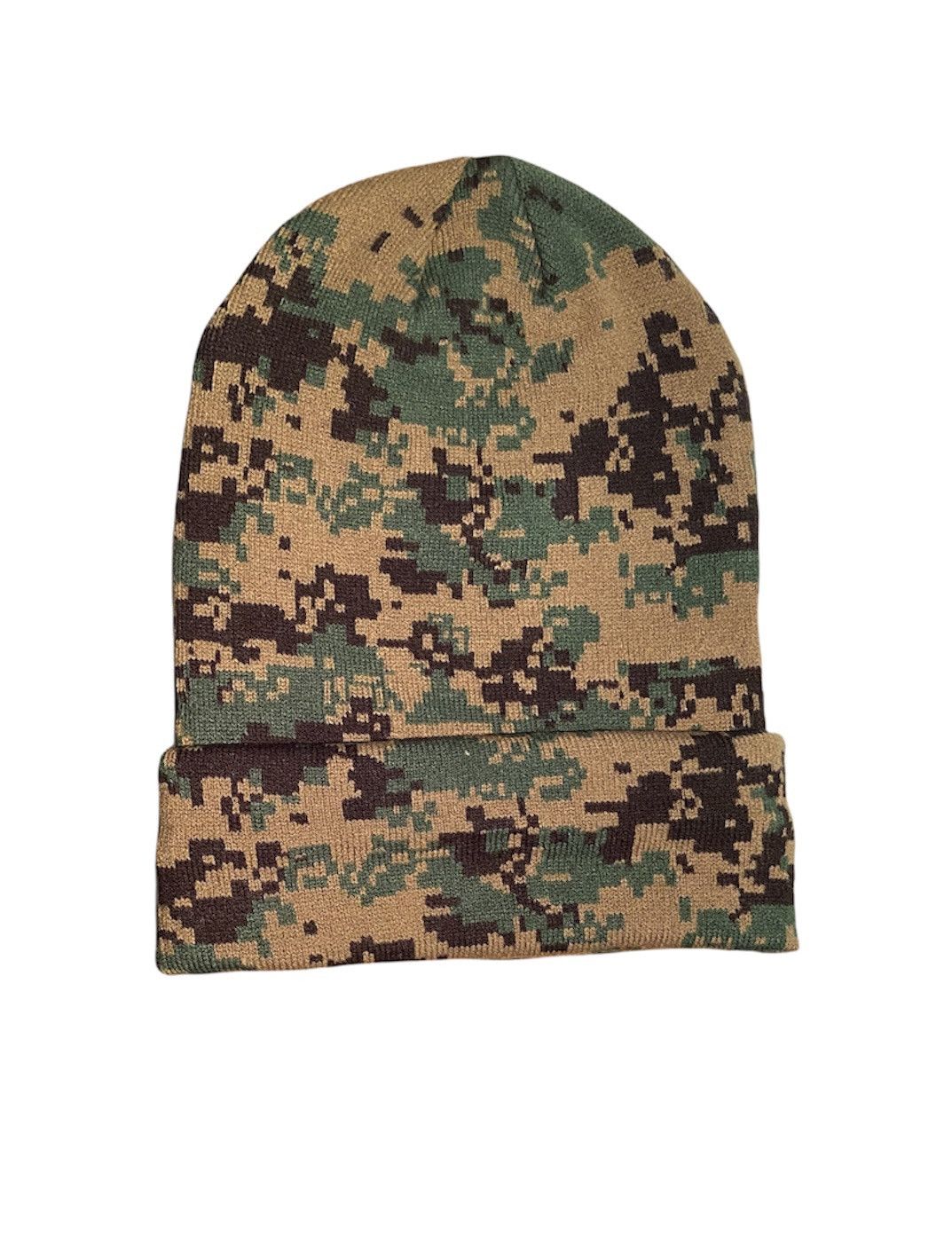 Japanese Brand Digi Camo Cuff Beanie | Grailed