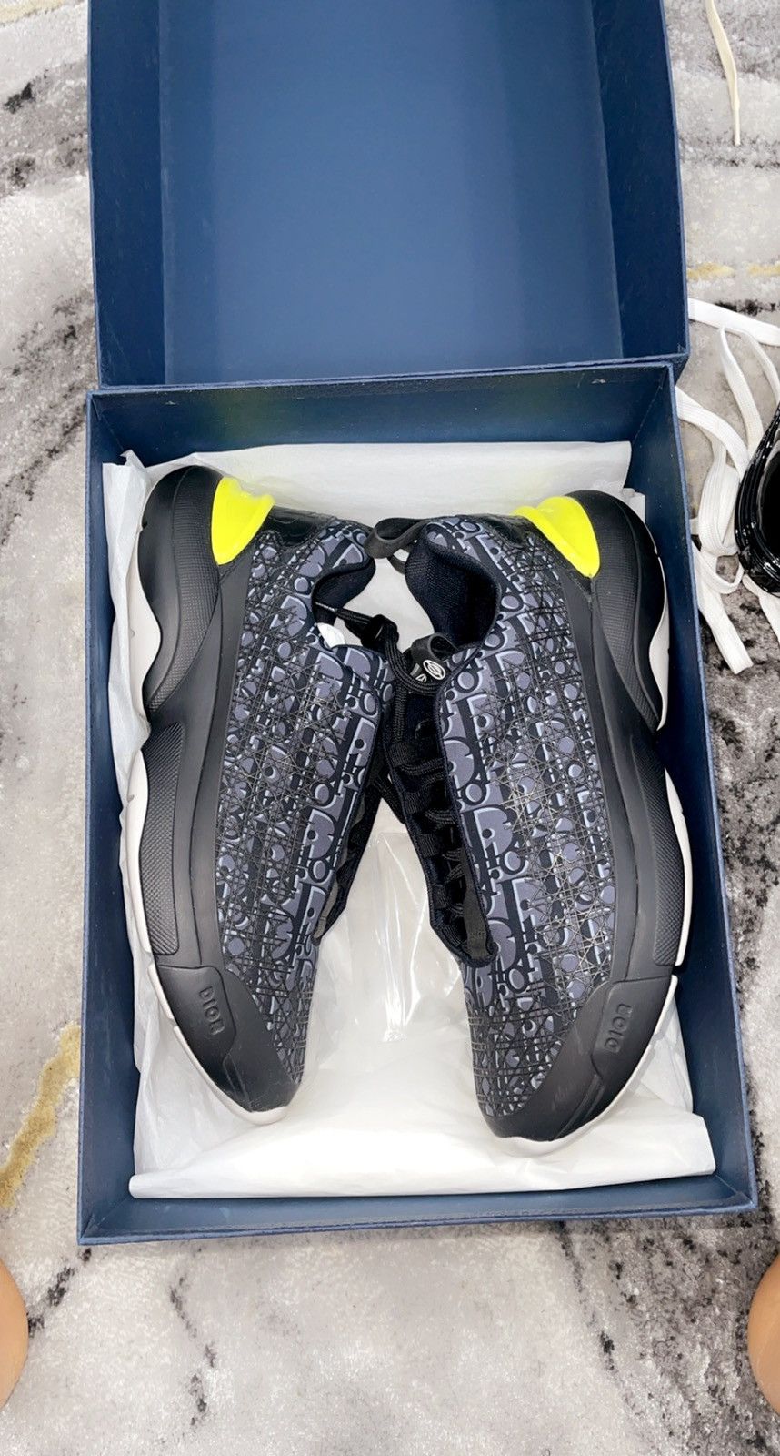 Dior Dior B24 Oblique Cannage Motif Black | Grailed