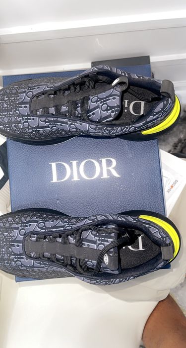 Dior Dior B24 Oblique Cannage Motif Black | Grailed