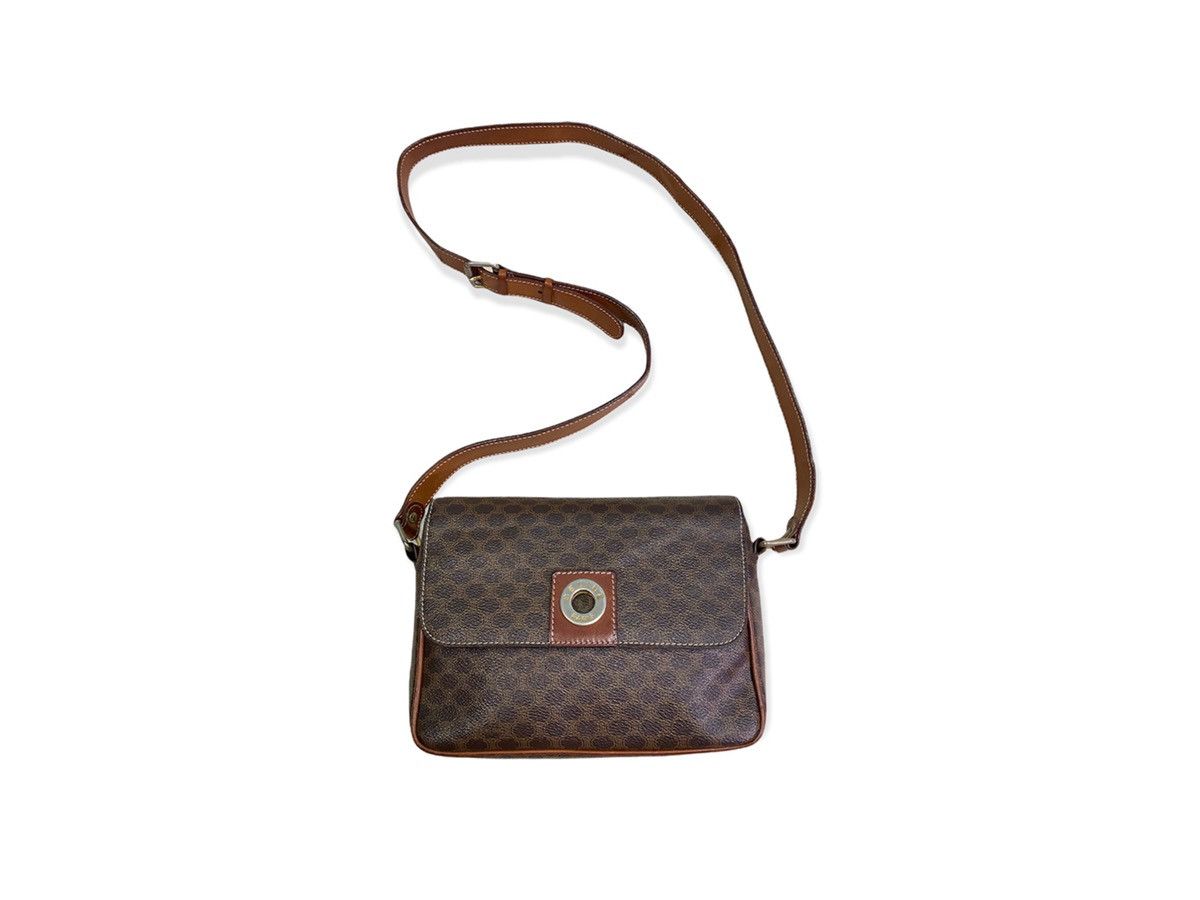 Celine × Vintage AUTHENTIC VINTAGE CELINE MONOGRAM SHOULDER/CROSSBODY ...