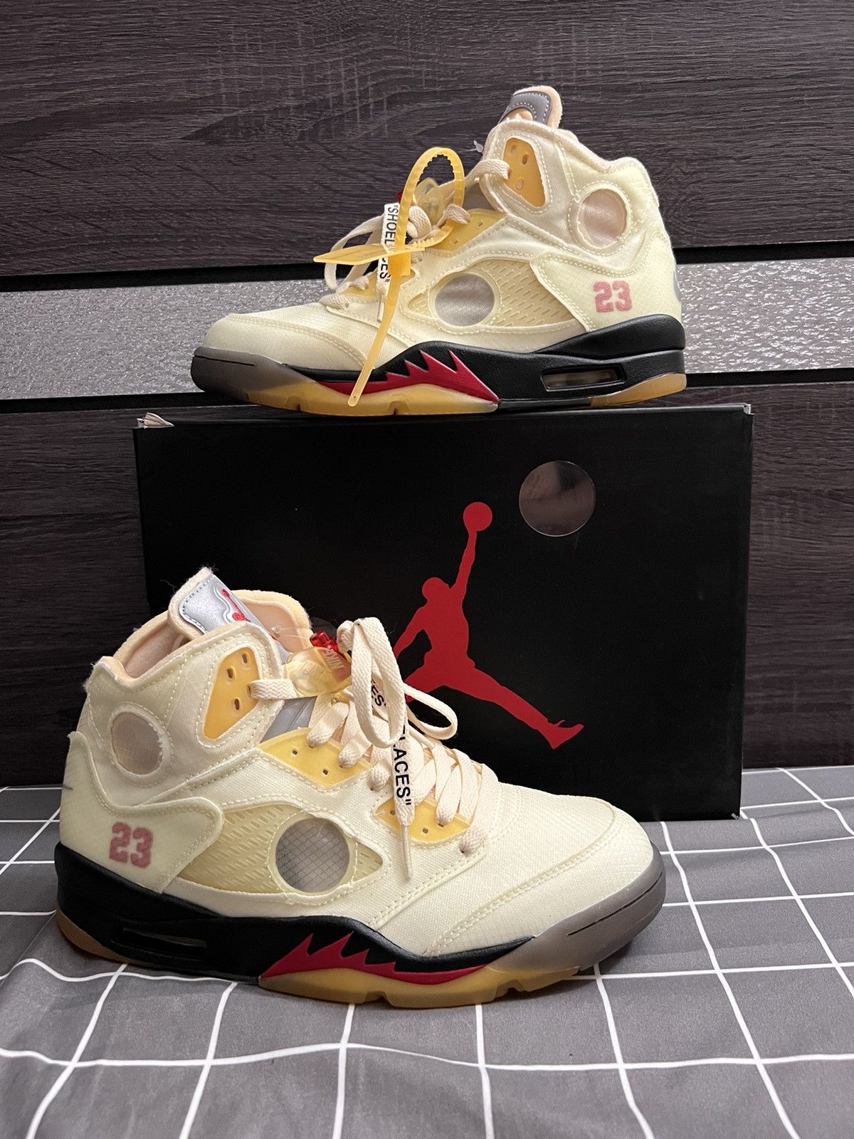 Jordan Brand Air Jordan 5 Off-White “Sail” | Grailed
