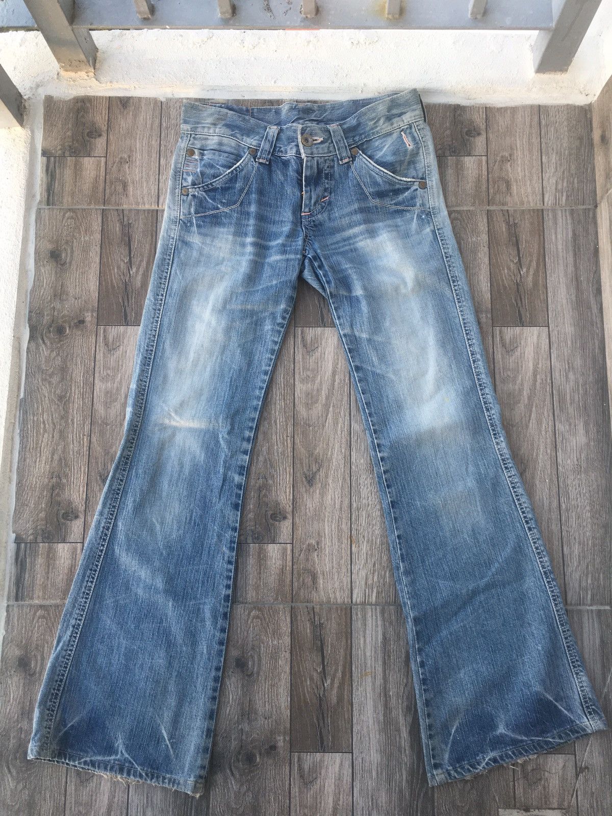Edwin × Streetwear × Vintage Edwin Blue Trip 503 Bootcut Women’s Jeans Classic Design | Grailed