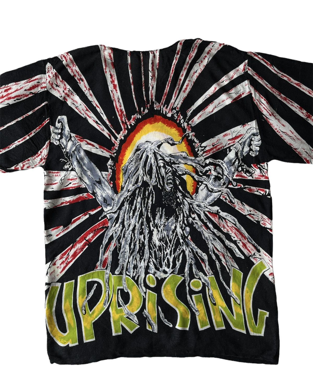 Band Tees × Rap Tees × Vintage Bob Marley 90s Uprising Album Promo T ...