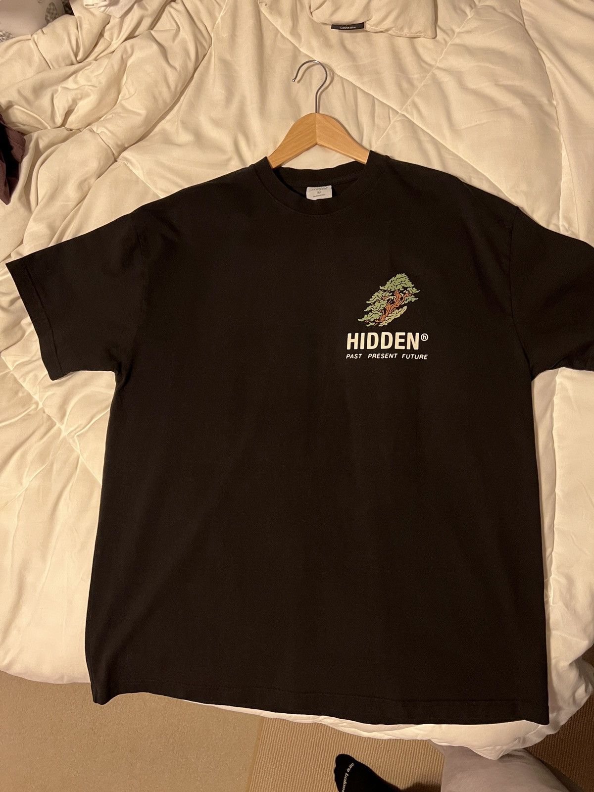 HIDDEN HIDDEN NY HIDDENPPF HIDDENNY BONSAI TEE XL BLACK LOGO | Grailed