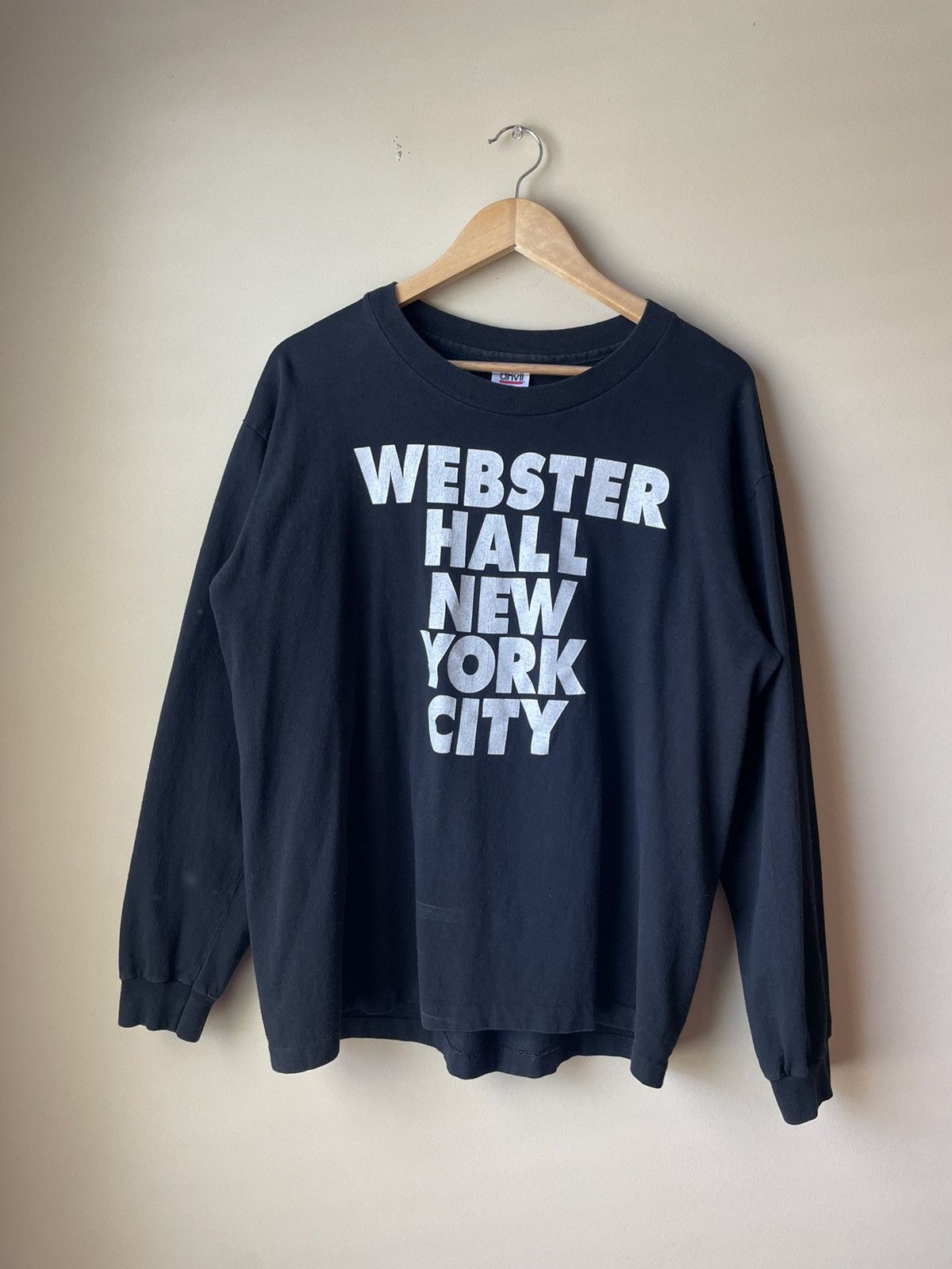 Anvil × Made In Usa × Vintage Vintage NYC Webster Hall Long sleeve ...