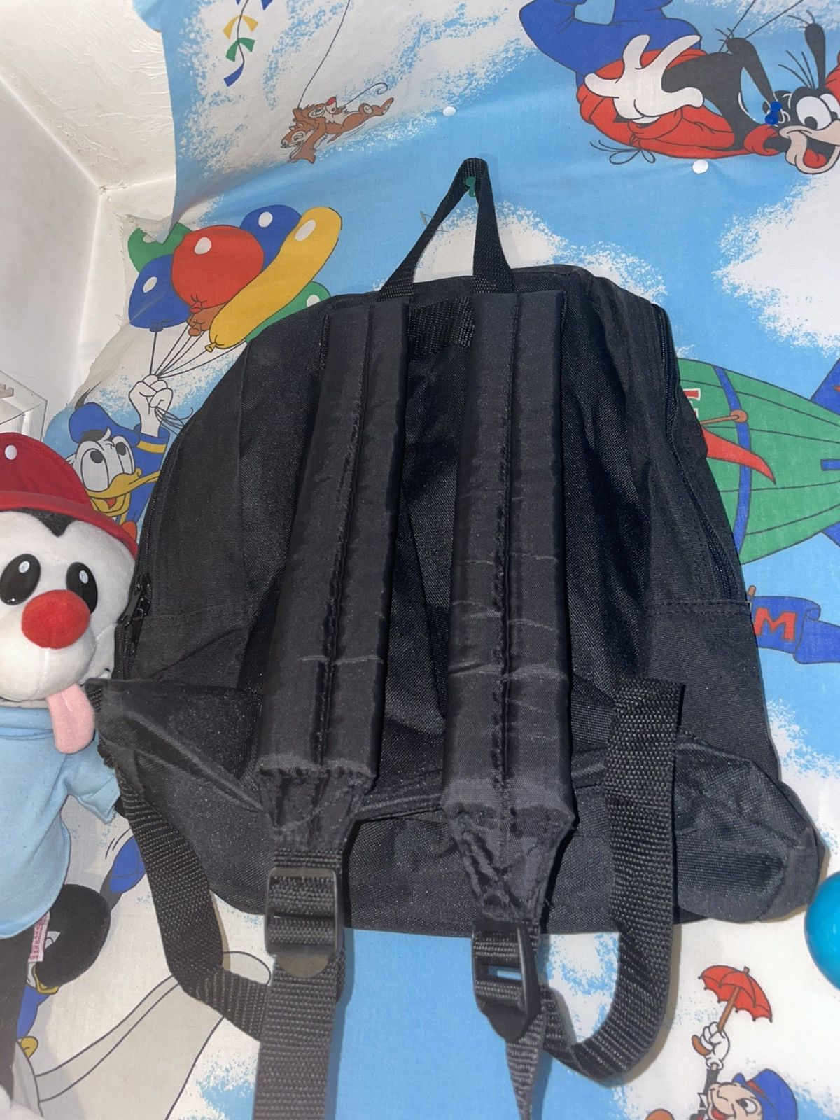 Disney × Vintage 80s Vintage Disney Backpack Mickey Mouse School Bag ...