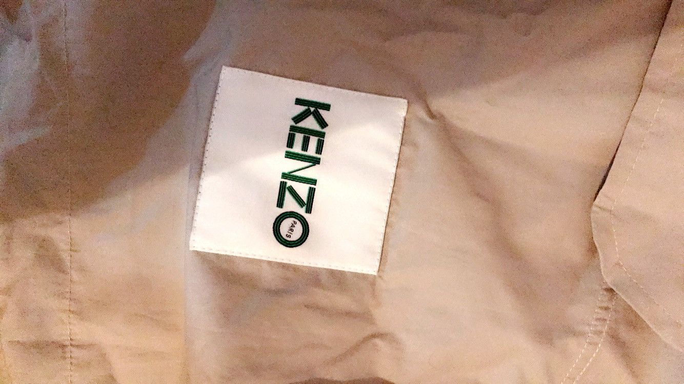 Kenzo Raincoat Kenzo Men Beige Hood | Grailed