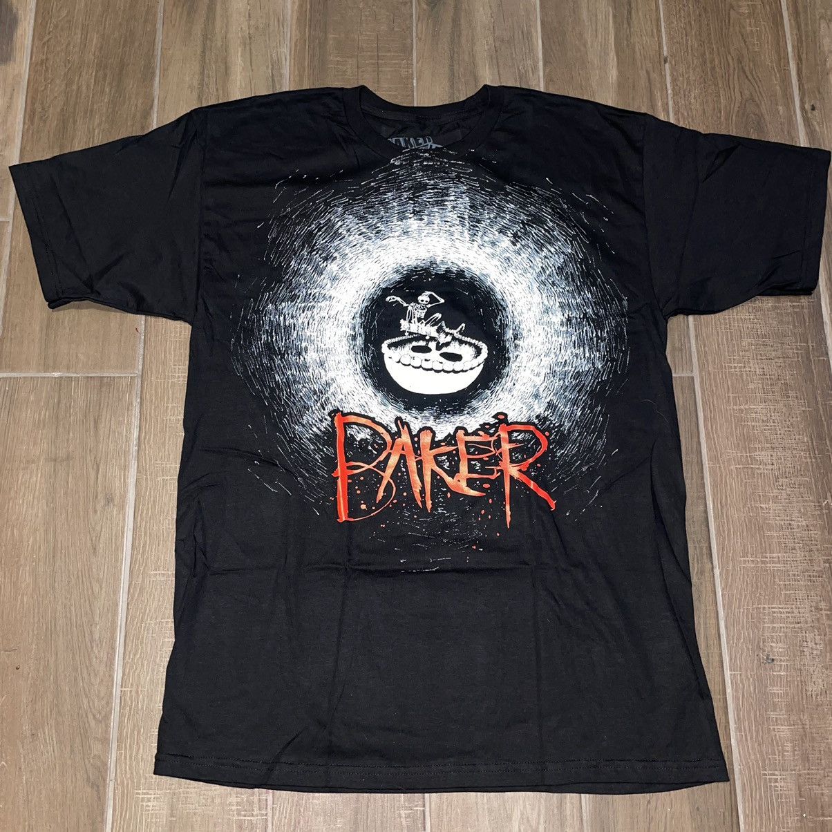 Vintage Baker Skateboards Dustin Dollin Skull Bowl Pro Rare | Grailed