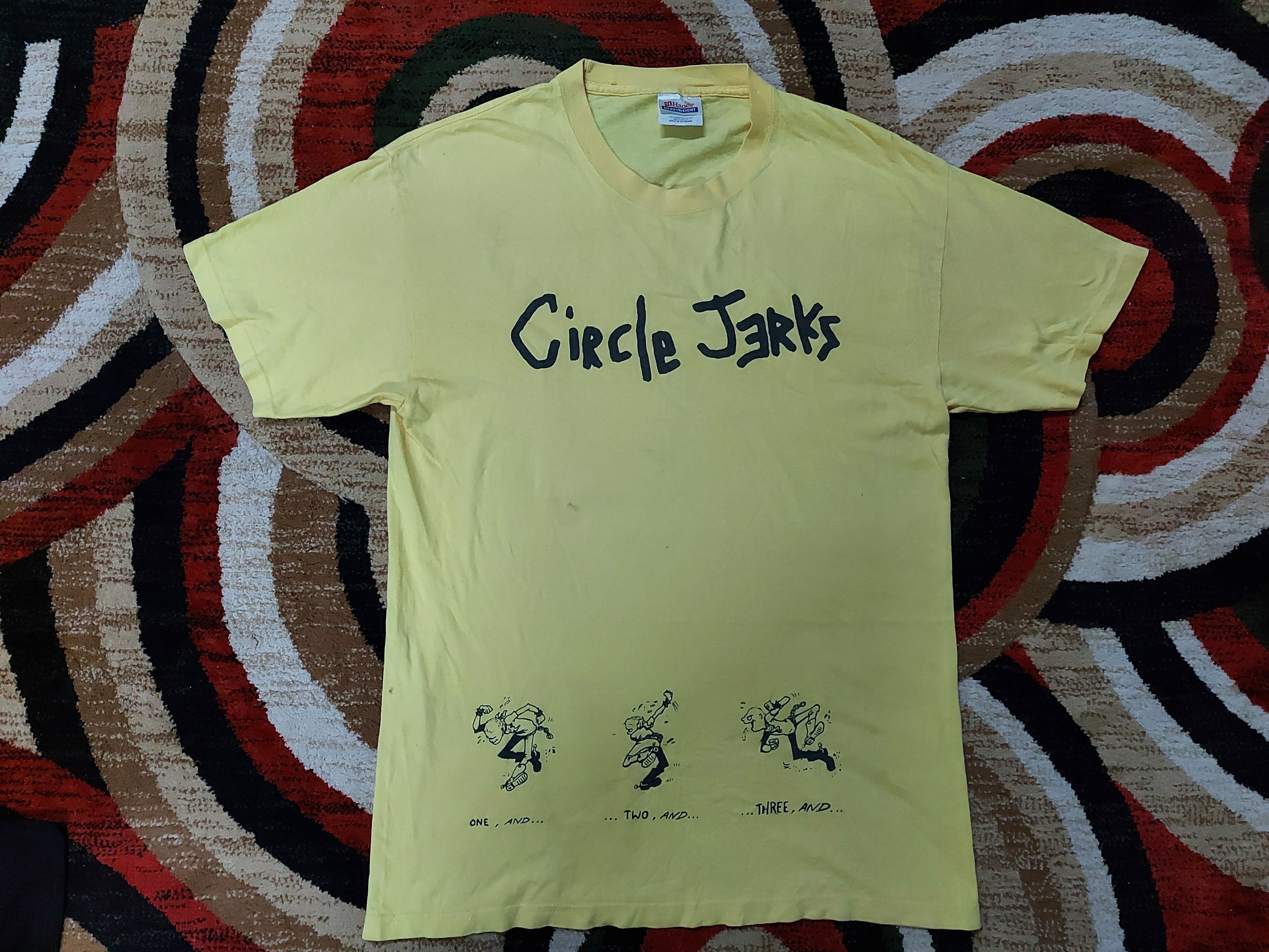 Band Tees × Hanes × Vintage (B101) Circle jerk - band shirt | Grailed