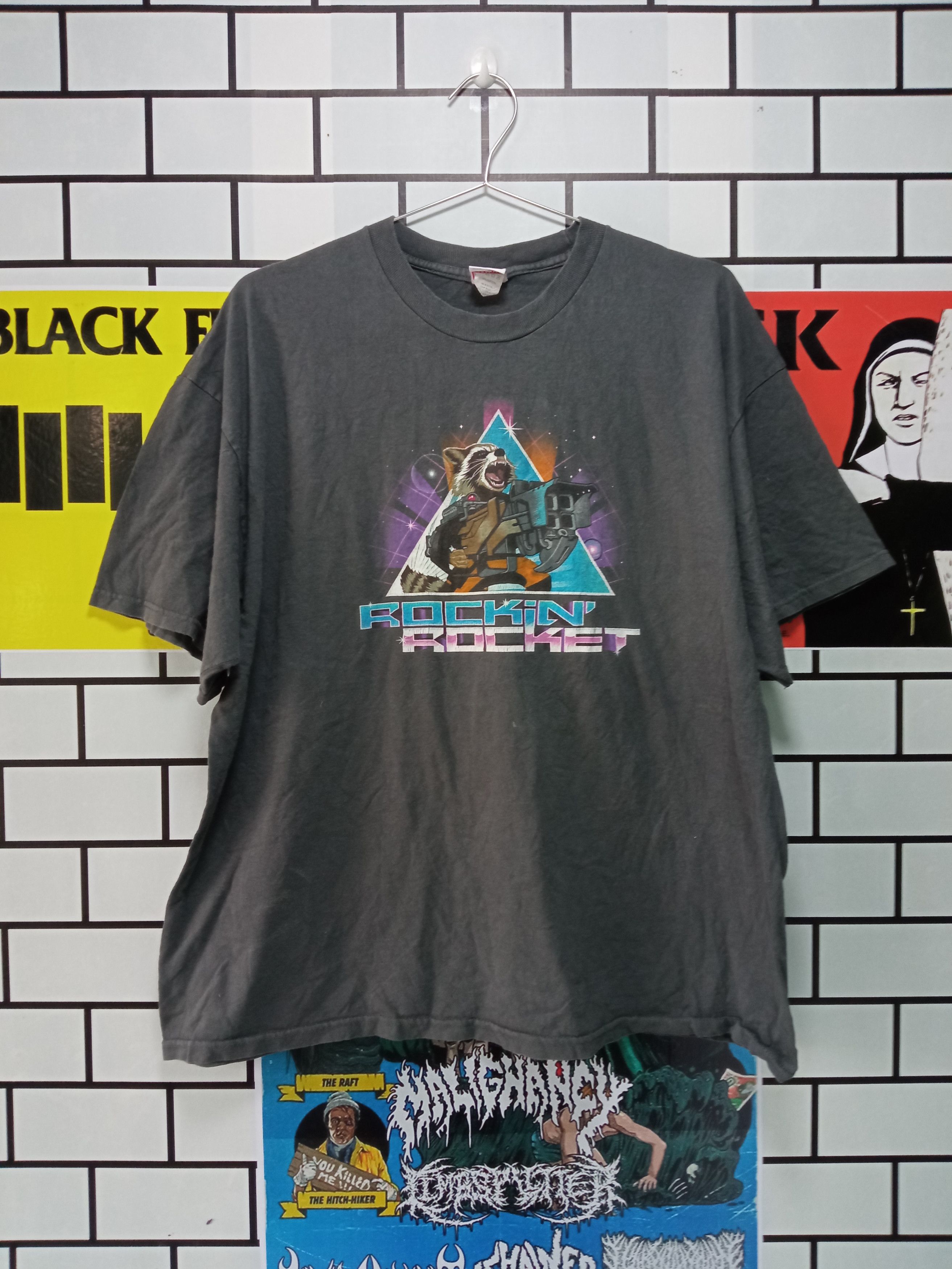 Marvel Comics Rockin rocket oversize t shirt comics cartoon | Grailed