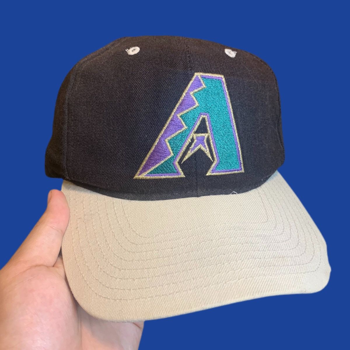 Vintage Arizona Diamondbacks Two Tone Vintage Snapback Hat Cap | Grailed