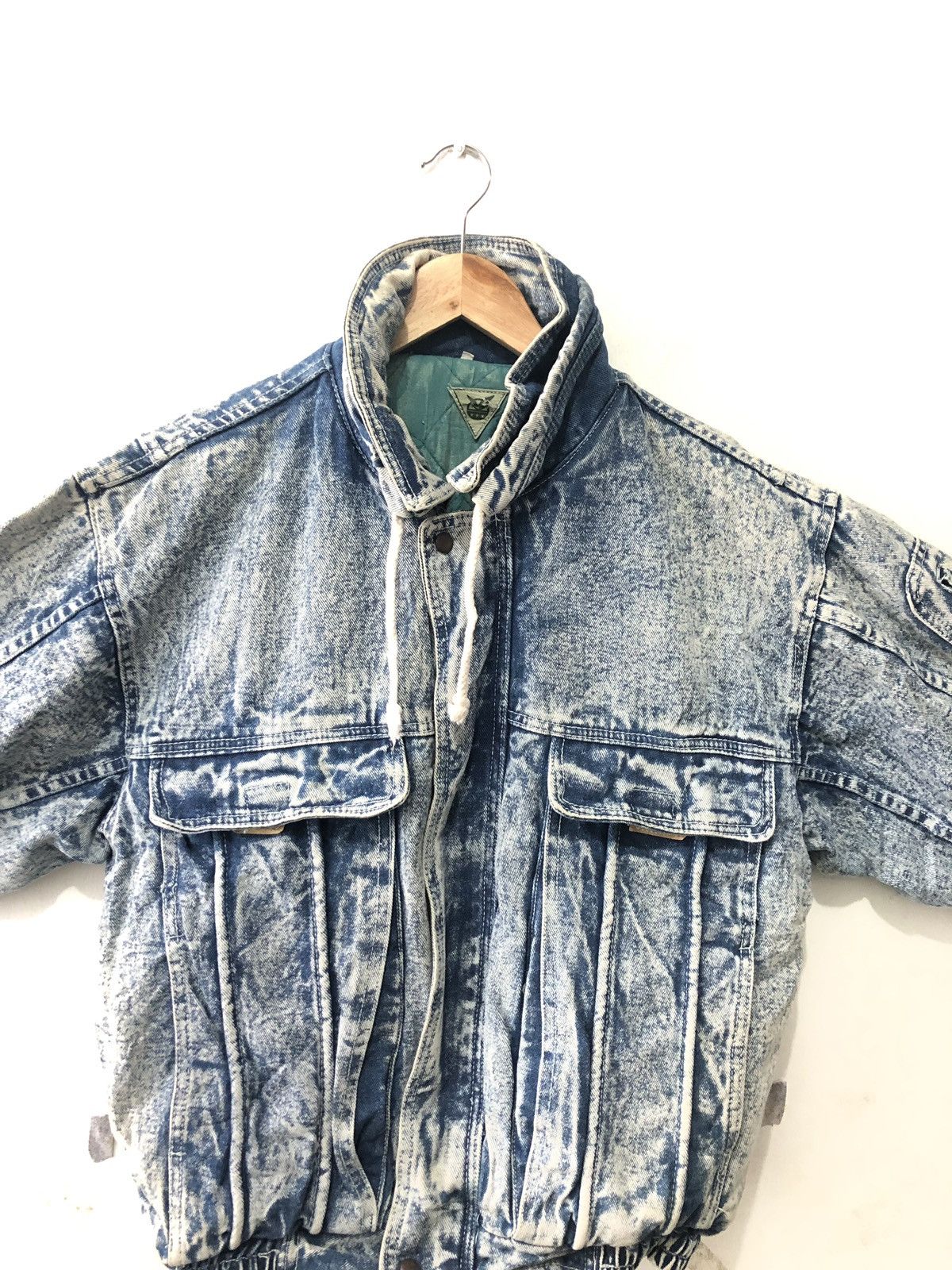 Designer Acid wash Style Jacket | Grailed