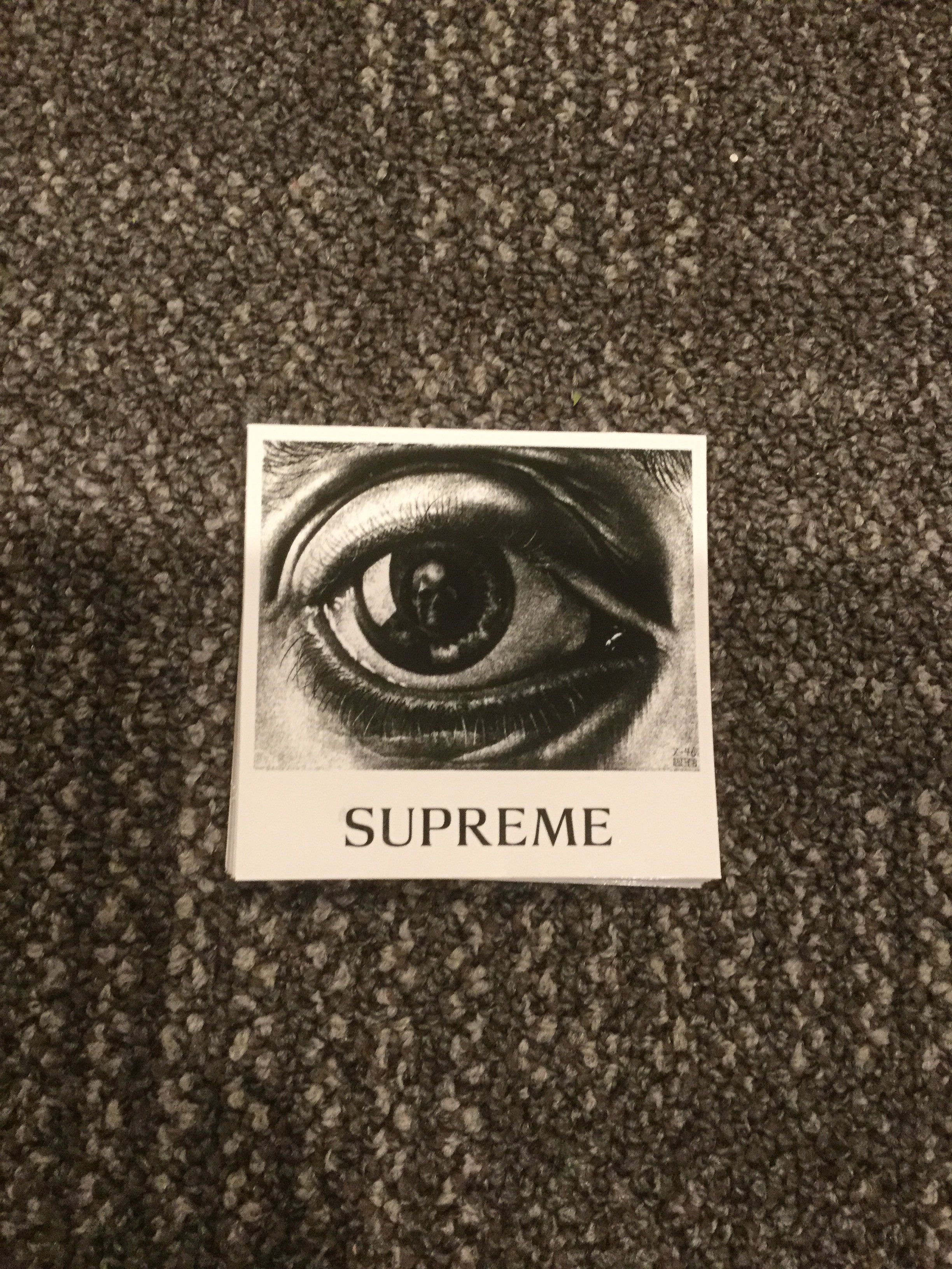 Supreme Eye Sticker | Grailed